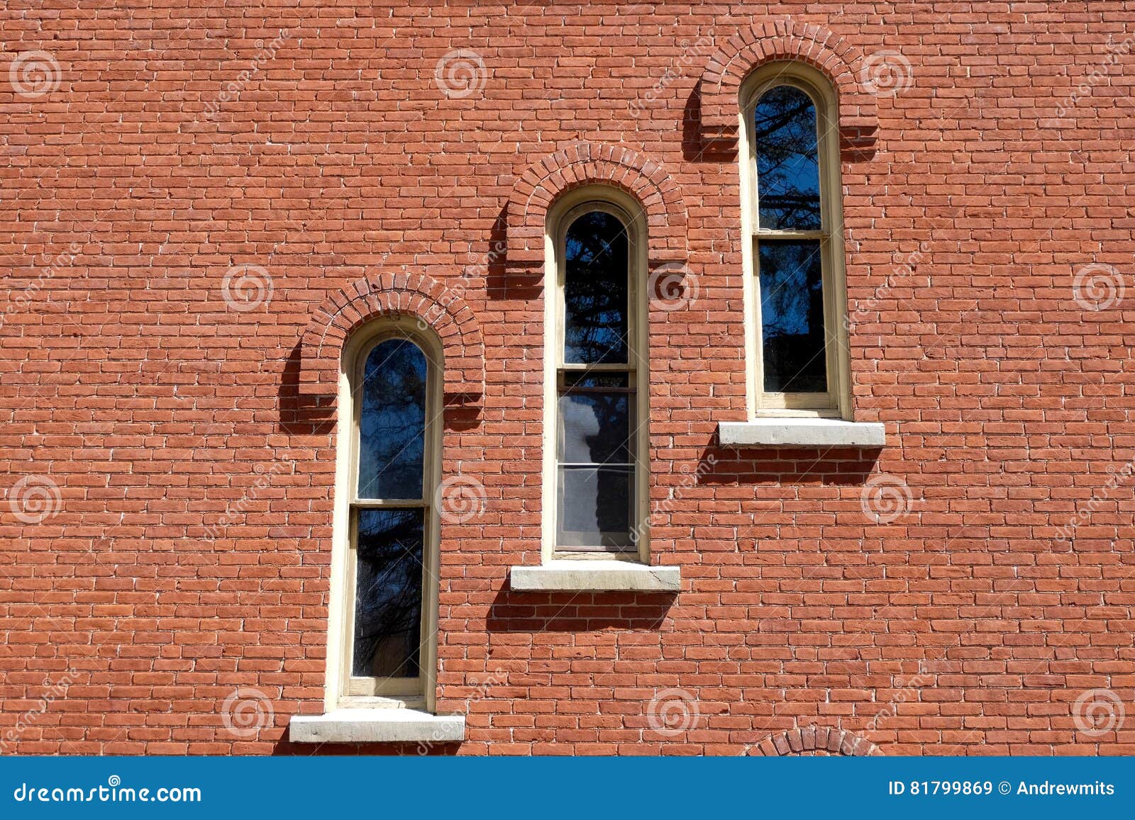 Diagonal Row of Windows stock image. Image of tall, arch - 81799869