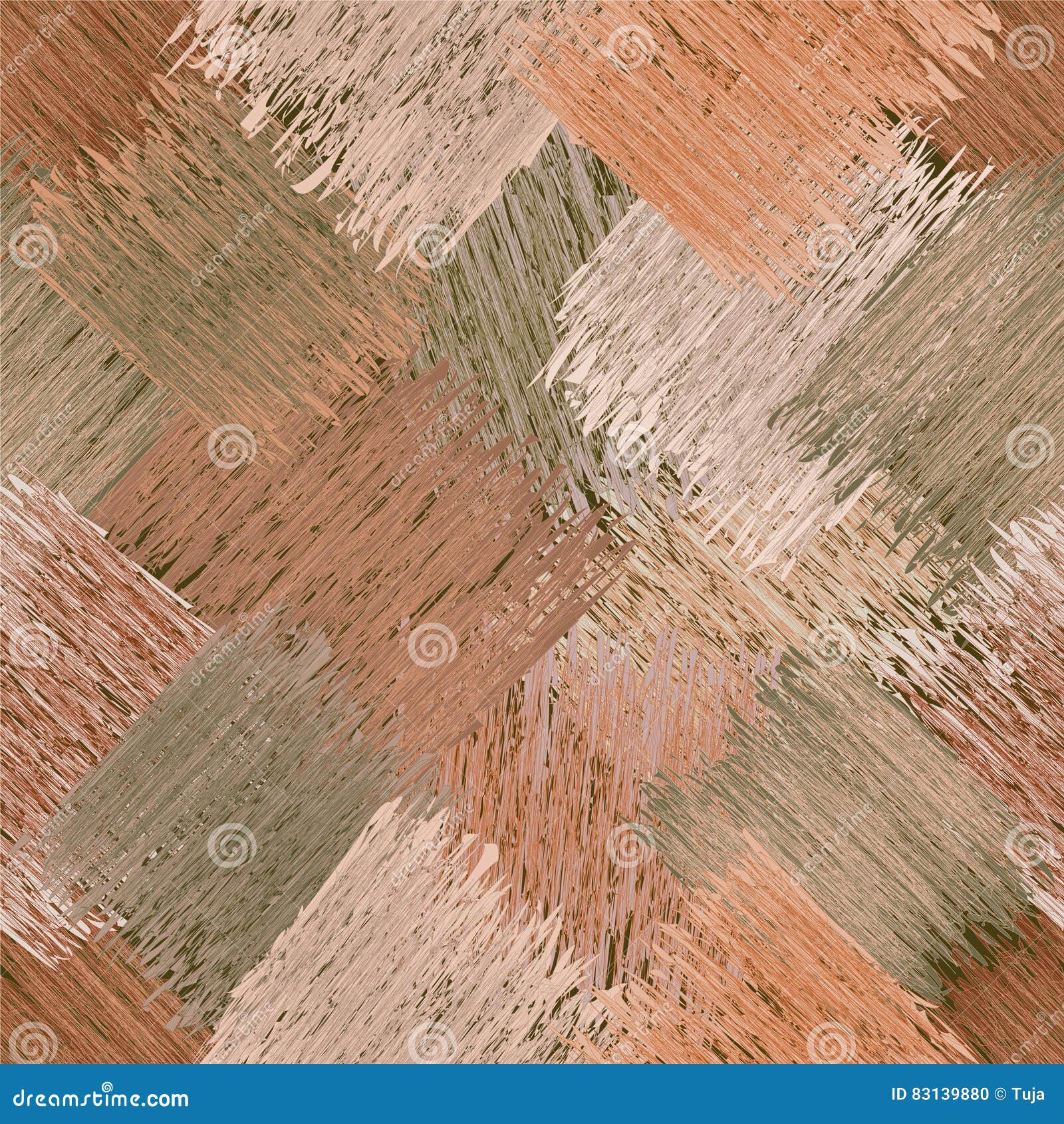 Diagonal Seamless Pattern with Grunge Striped Square Elements Stock ...