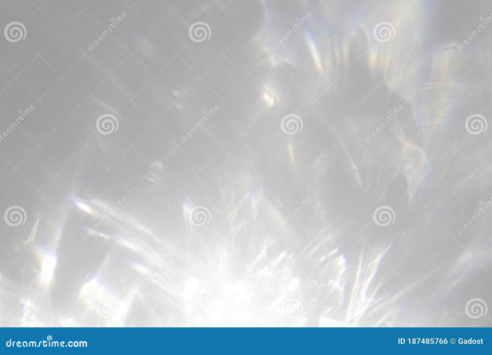 Diagonal Shadow and Rays of Light on a White Background Stock Photo ...