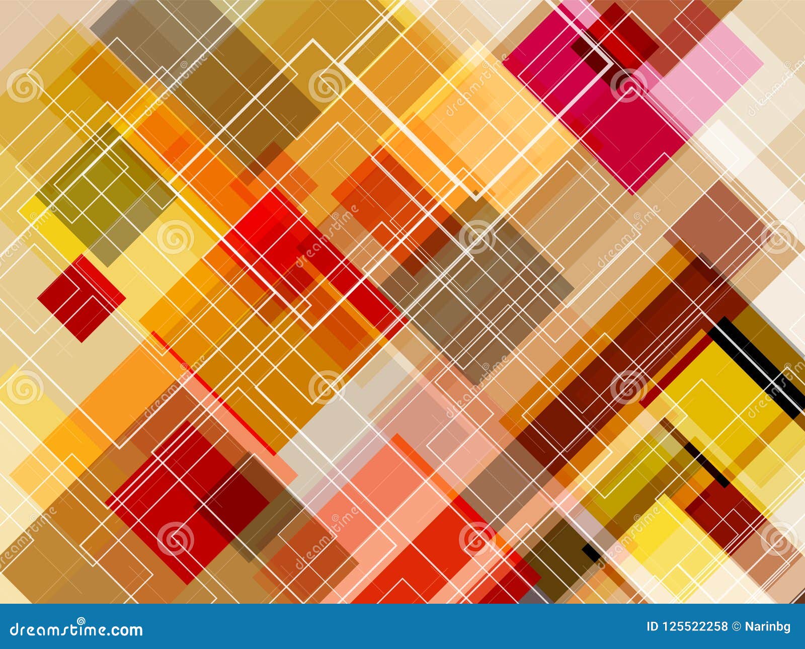 Diagonal Square Layer with Abstract Background. Stock Vector ...