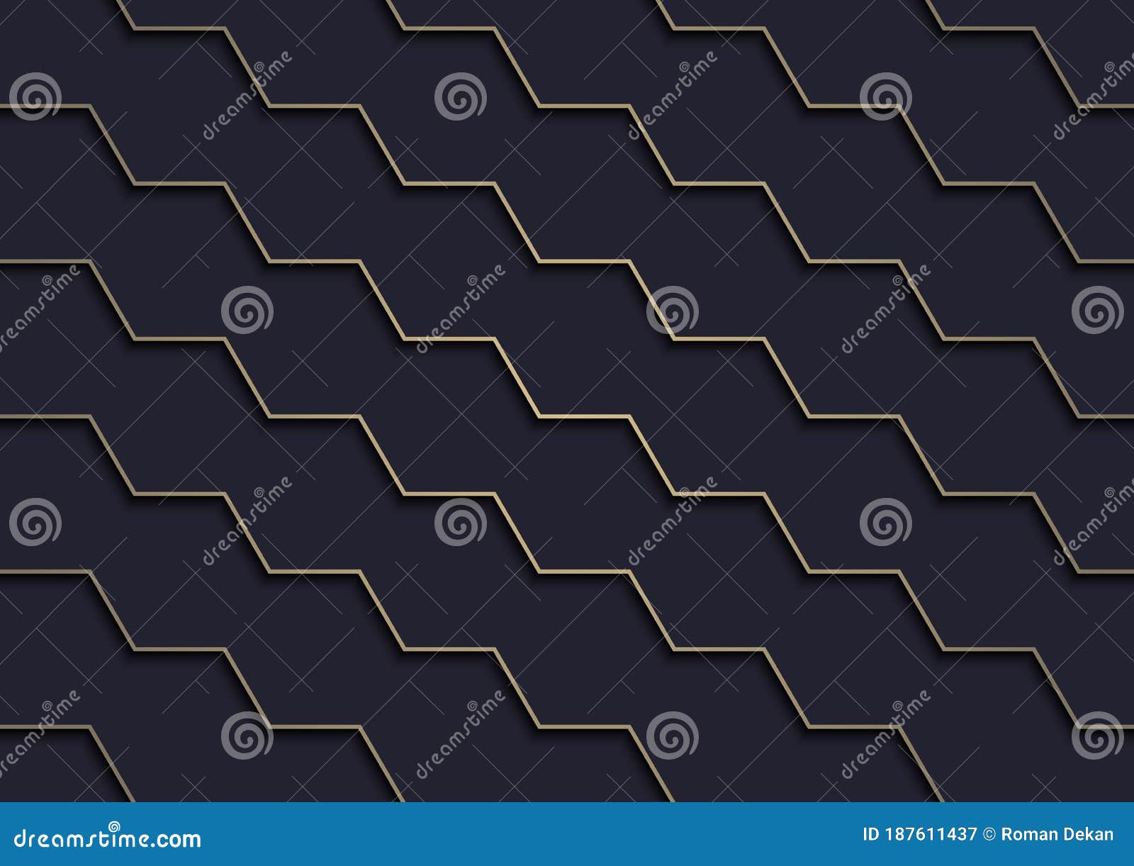 Diagonal Stair Texture with Shadows on Dark Blue Stock Vector ...