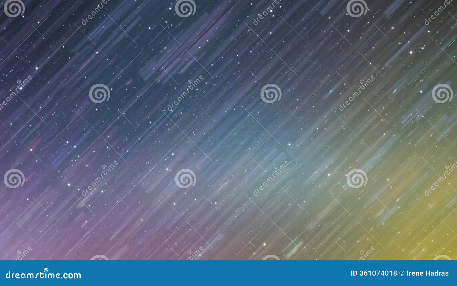 Diagonal Star Trails Streak Across the Night Sky, Creating a Visual ...