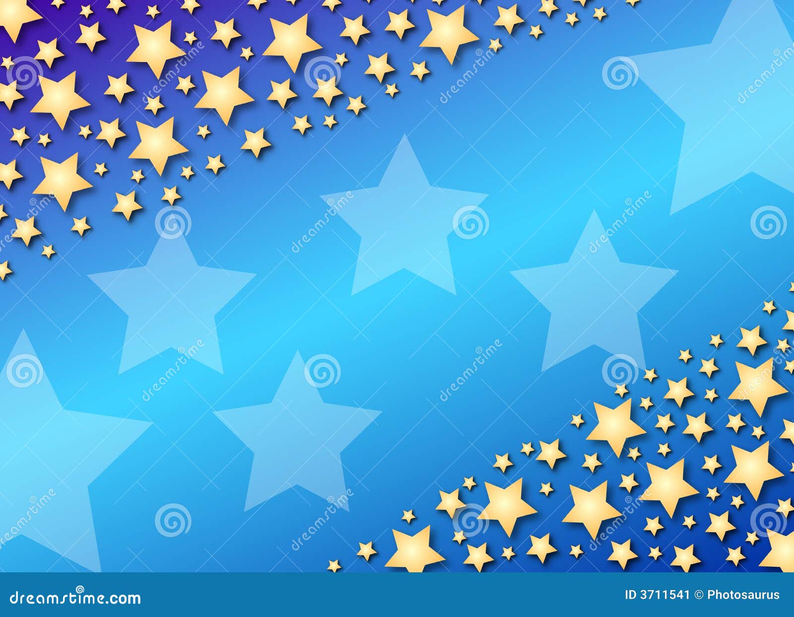 Diagonal Stars on Blue Gradient Stock Illustration - Illustration of ...