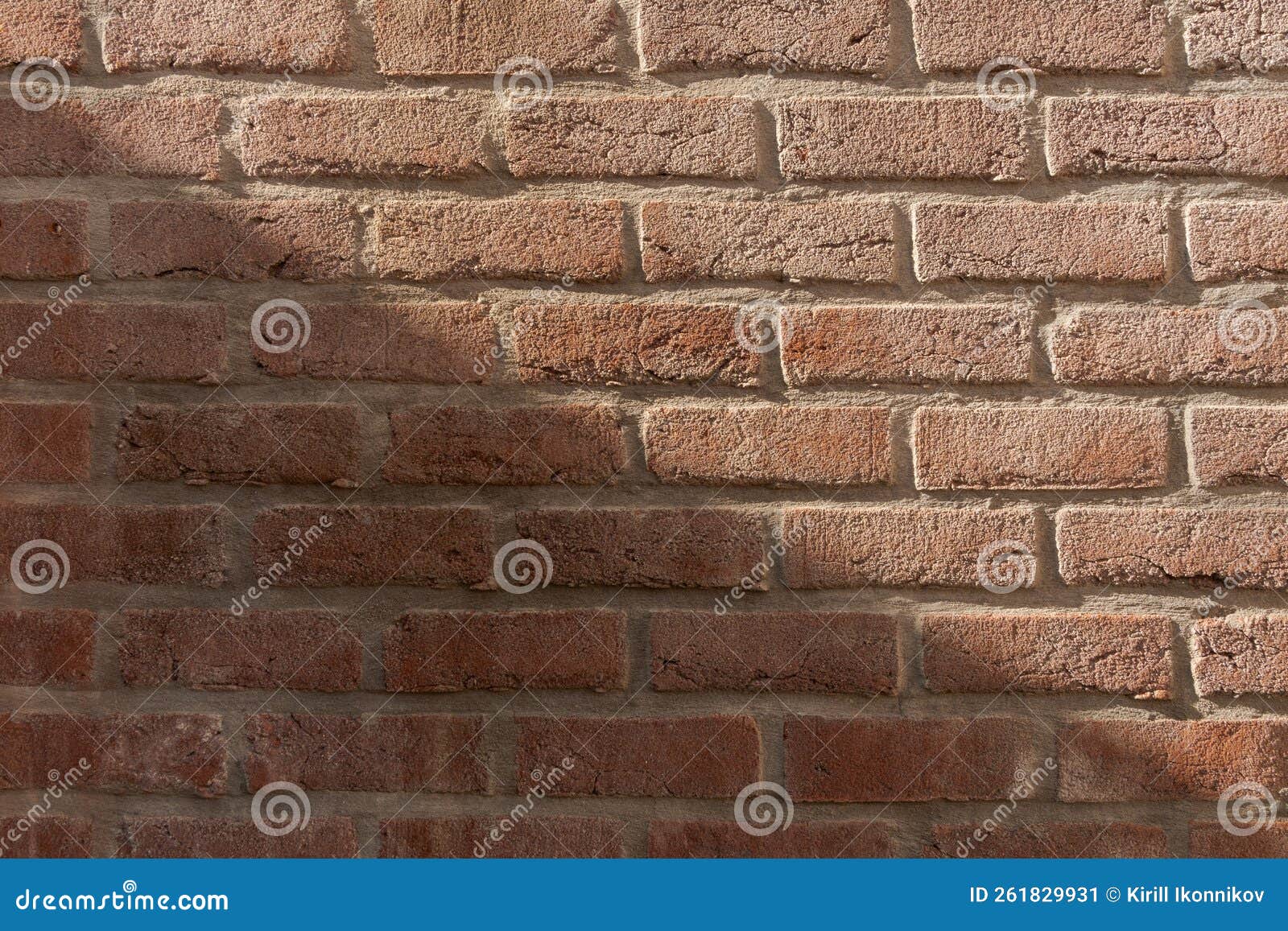 Diagonal Sun Shadow on Old Brick Wall Texture Stock Image - Image of ...