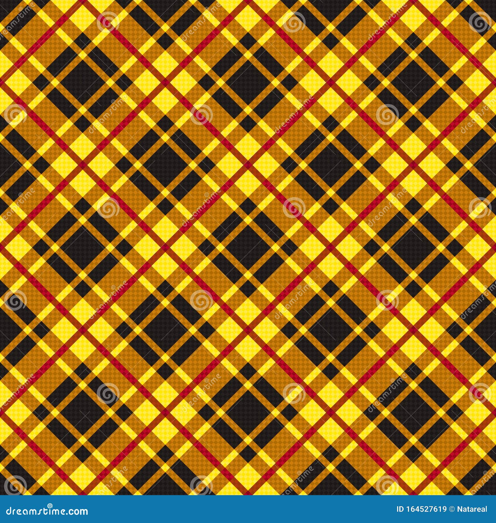 Diagonal Tartan Seamless Contrast Texture Stock Vector - Illustration ...