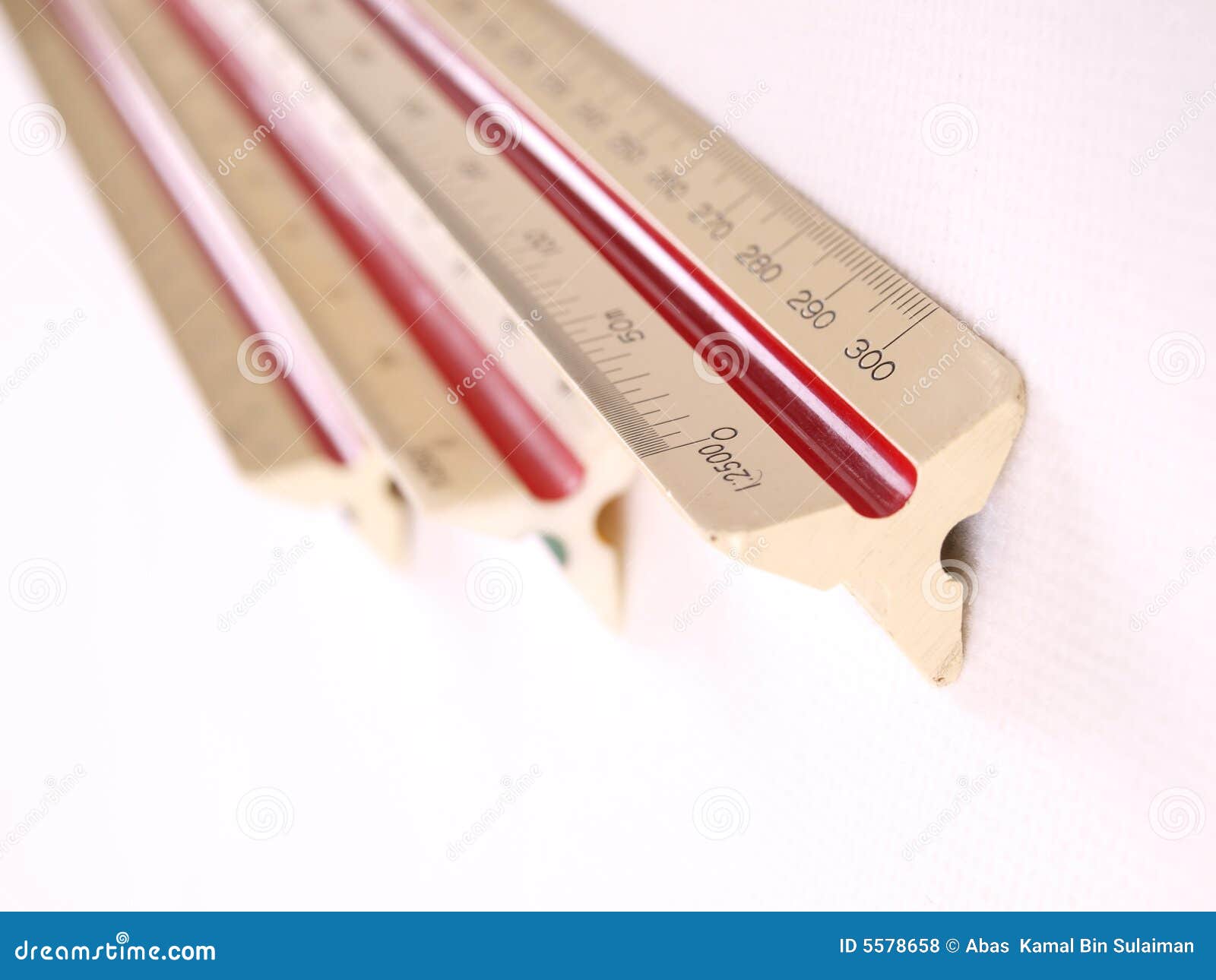 Diagonal Three Point Scale Ruler Array Stock Photo - Image of rulers ...