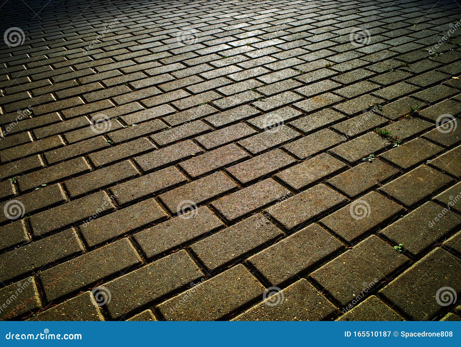 Diagonal Tiles of Street Pavement Background Stock Image - Image of ...