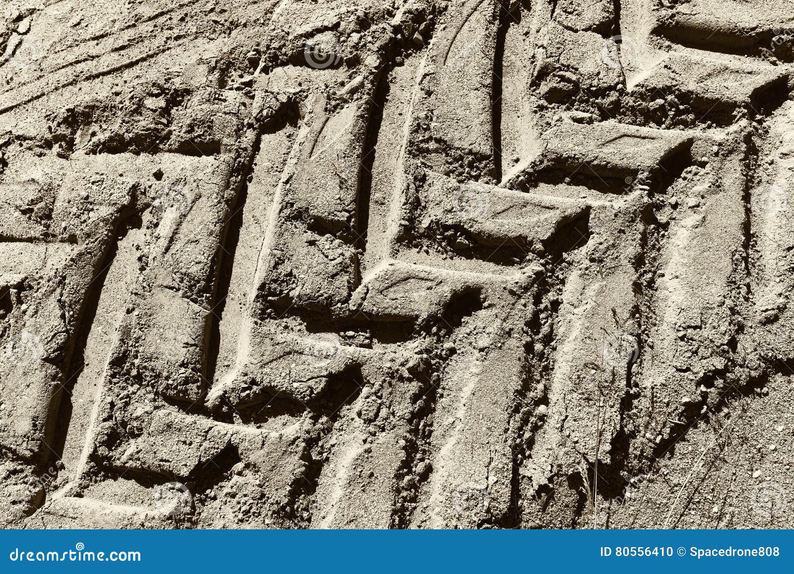 Diagonal Tire Footprint in Dirt Texture Background Stock Photo - Image ...