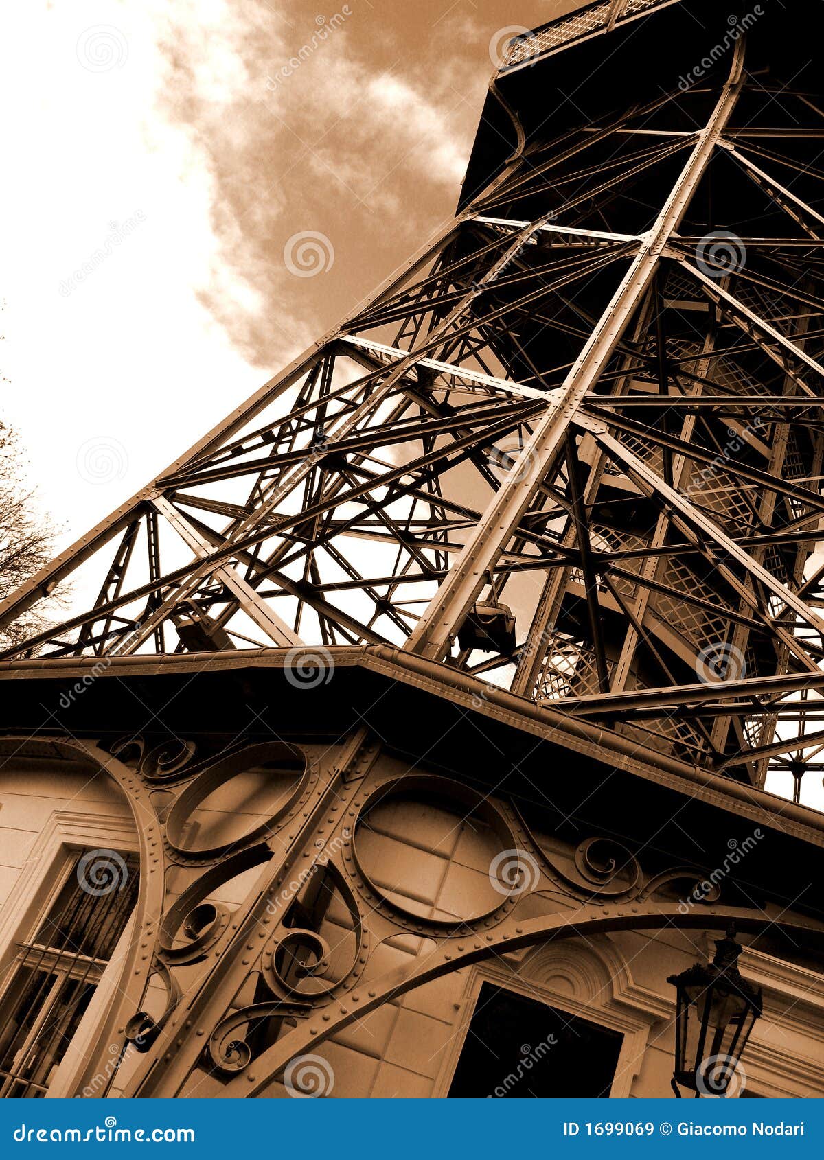 Diagonal tower stock image. Image of high, capital, ancient - 1699069