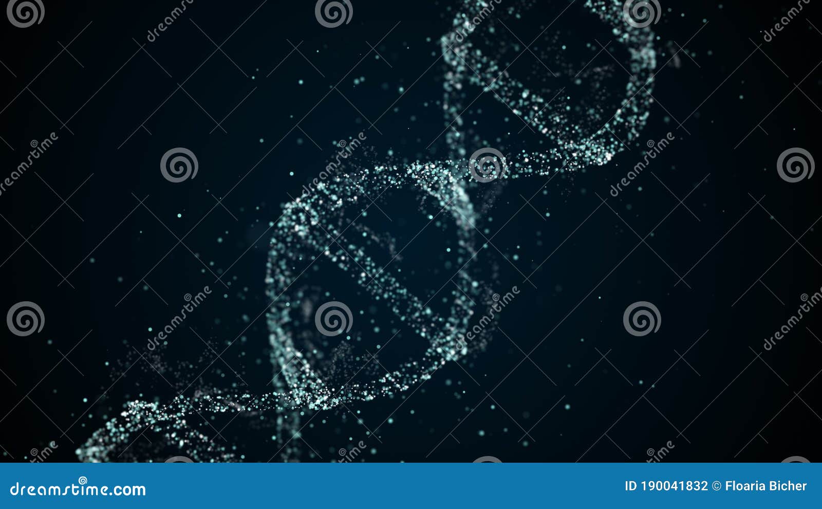 DNA 3D Structure Editing Medicine Concept. Low Poly Polygonal Triangle ...