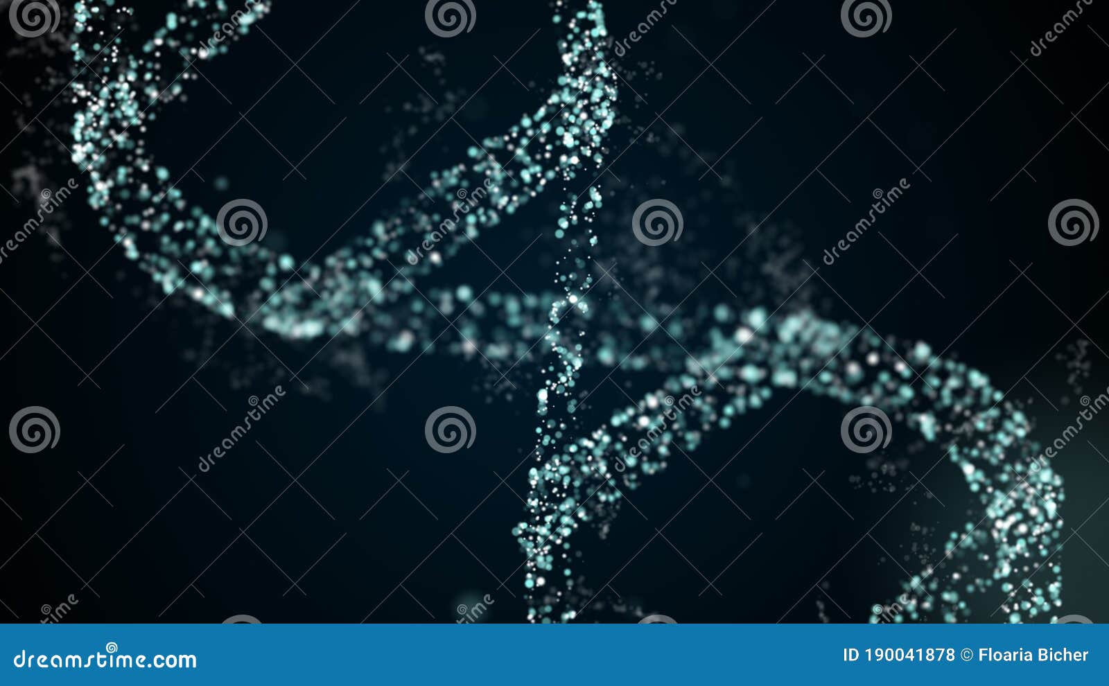 DNA 3D Structure Editing Medicine Concept. Low Poly Polygonal Triangle ...