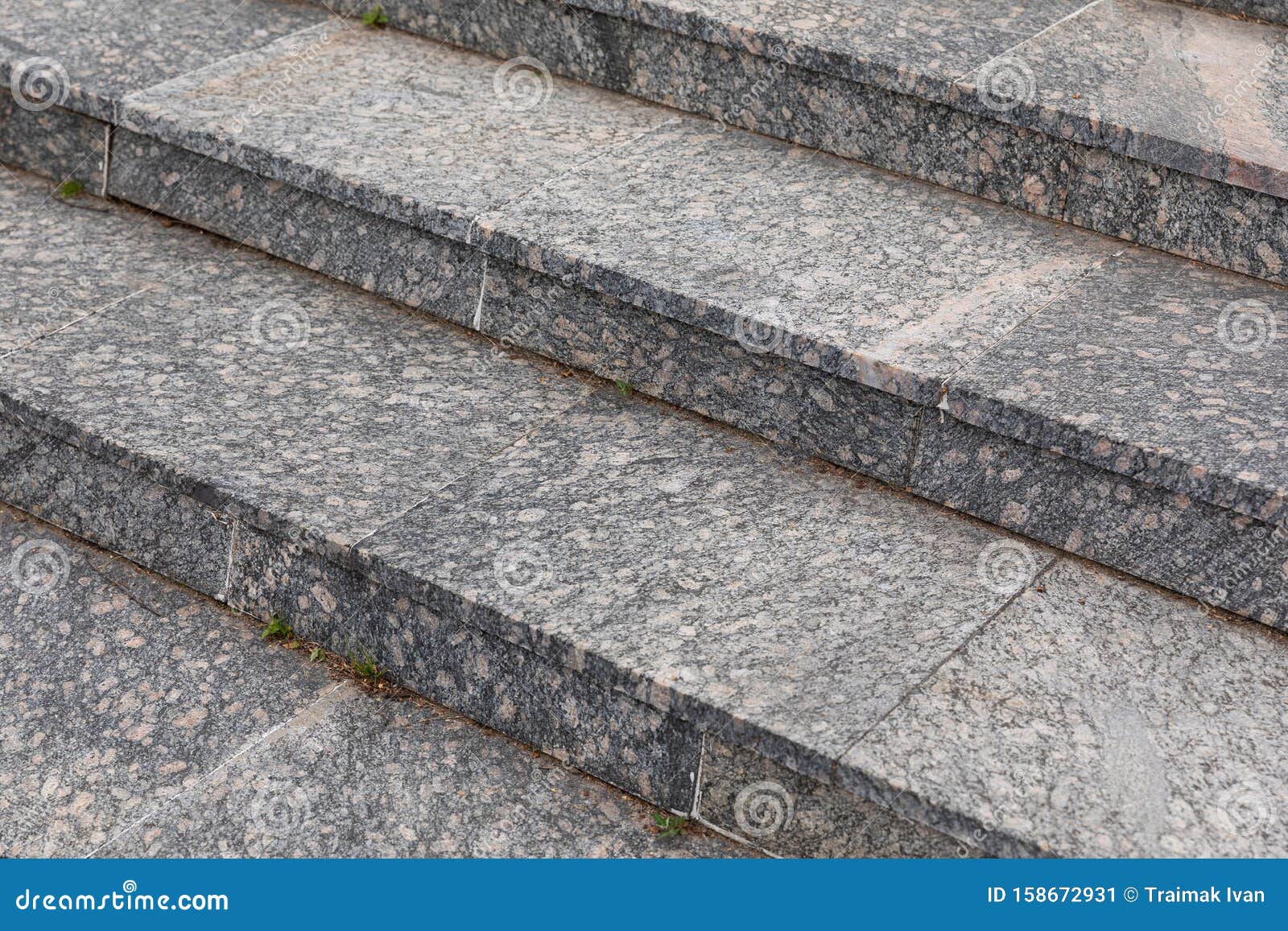 Diagonal View of Stone Marble or Granite Stairs Stock Image - Image of ...