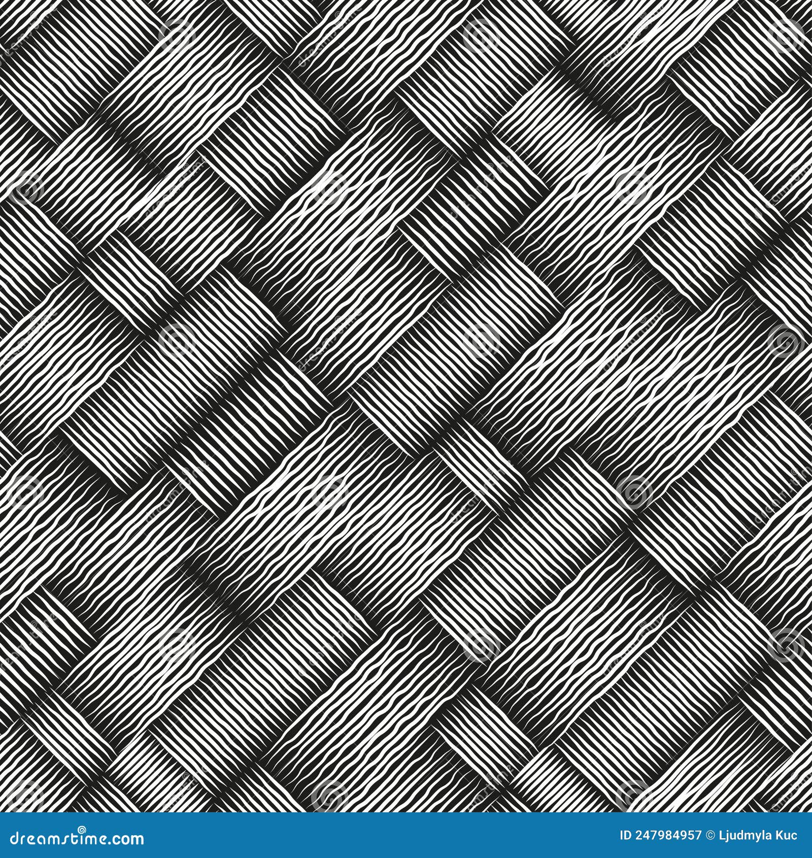 Diagonal Weaving Seamless Pattern Stock Vector - Illustration of autumn ...