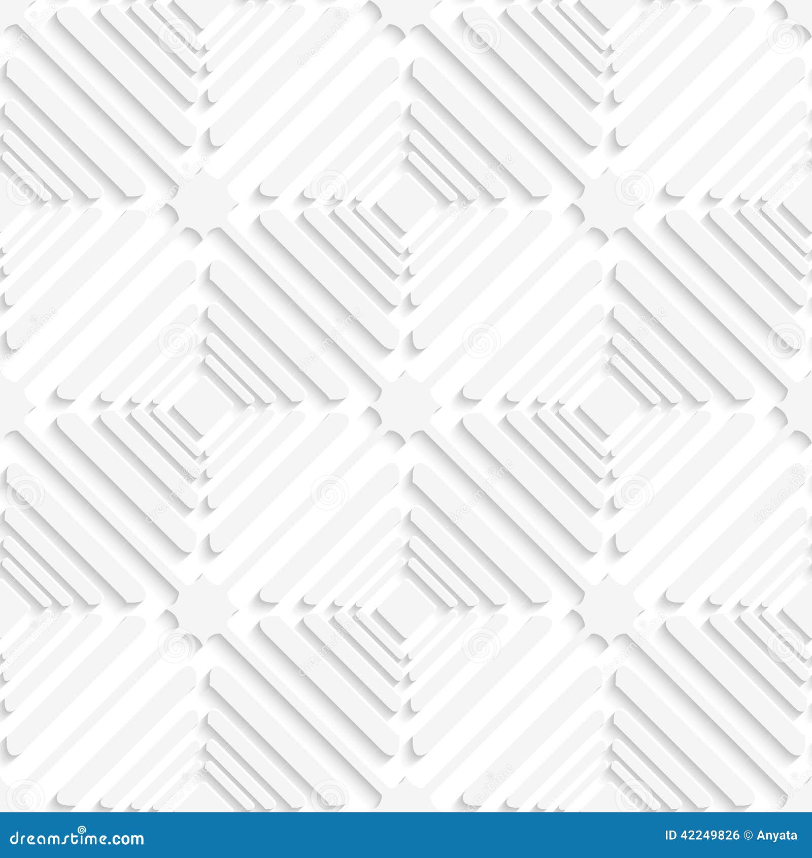 Diagonal White Offset Squares Pattern Stock Vector - Illustration of ...