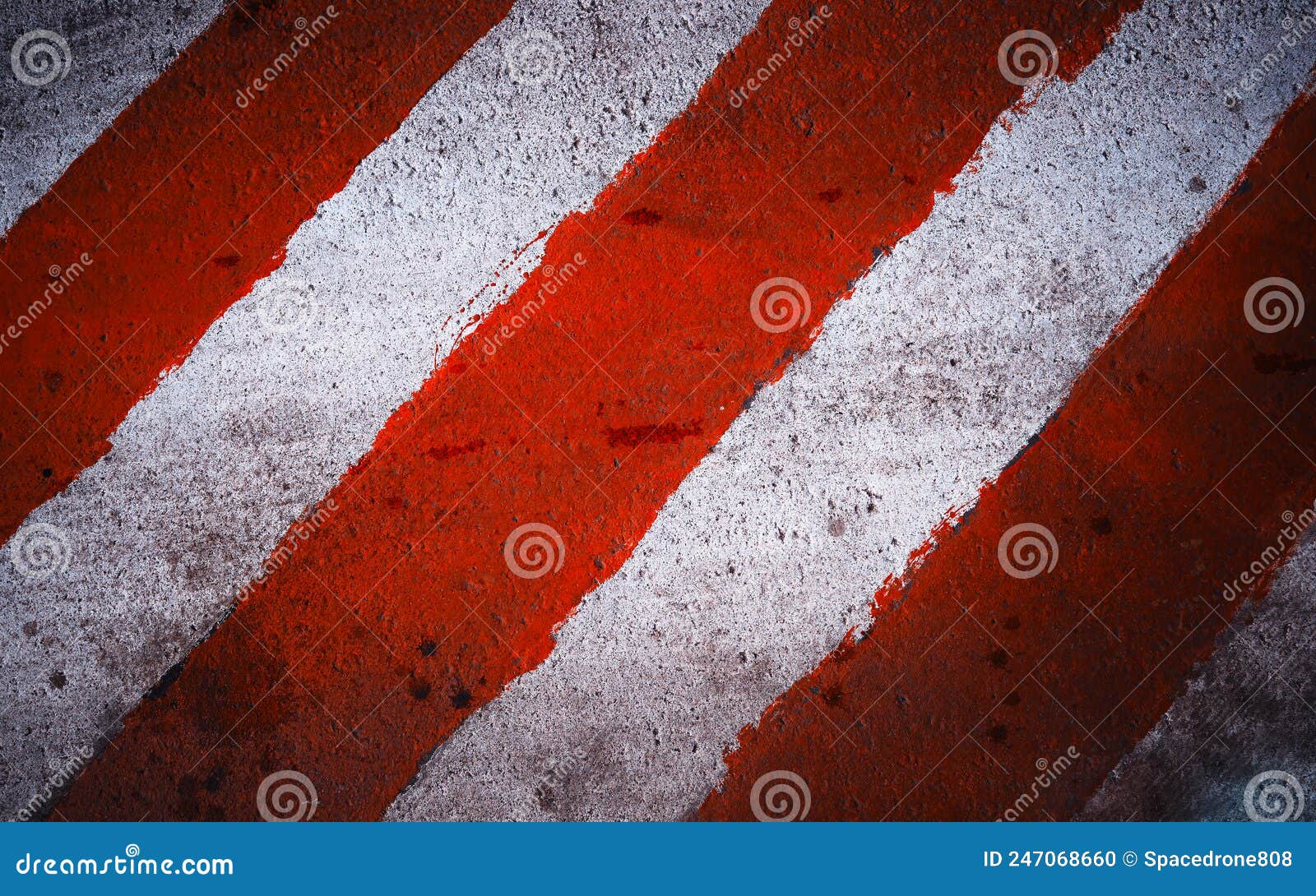 Diagonal White and Red Marking Road Texture Stock Photo - Image of ...