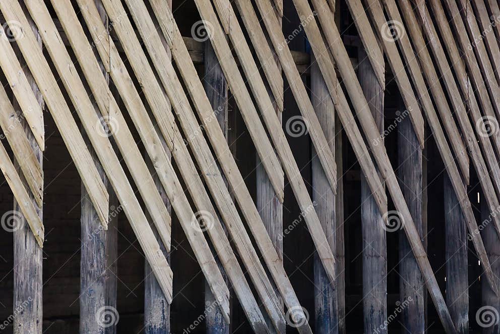 Diagonal Wood Plank Pattern Stock Photo - Image of line, lines: 96952850