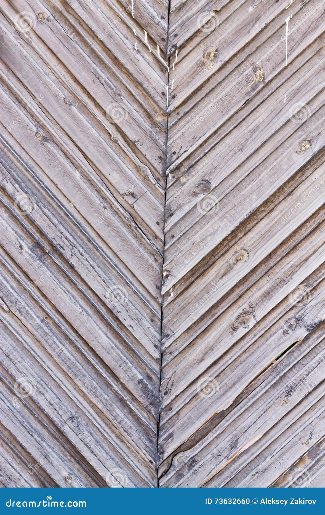 Diagonal Wooden Fence of Planks Stock Photo - Image of hardwood ...
