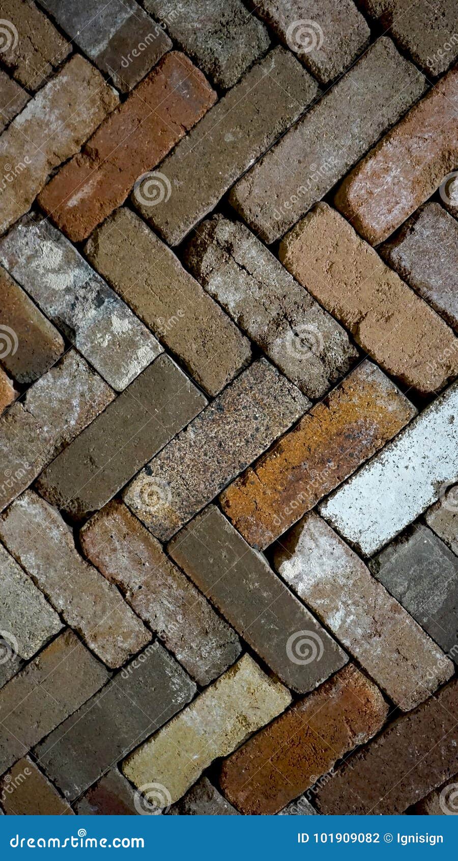 Diagonal Zigzag Pattern Brick Vertical Background Stock Photo - Image ...