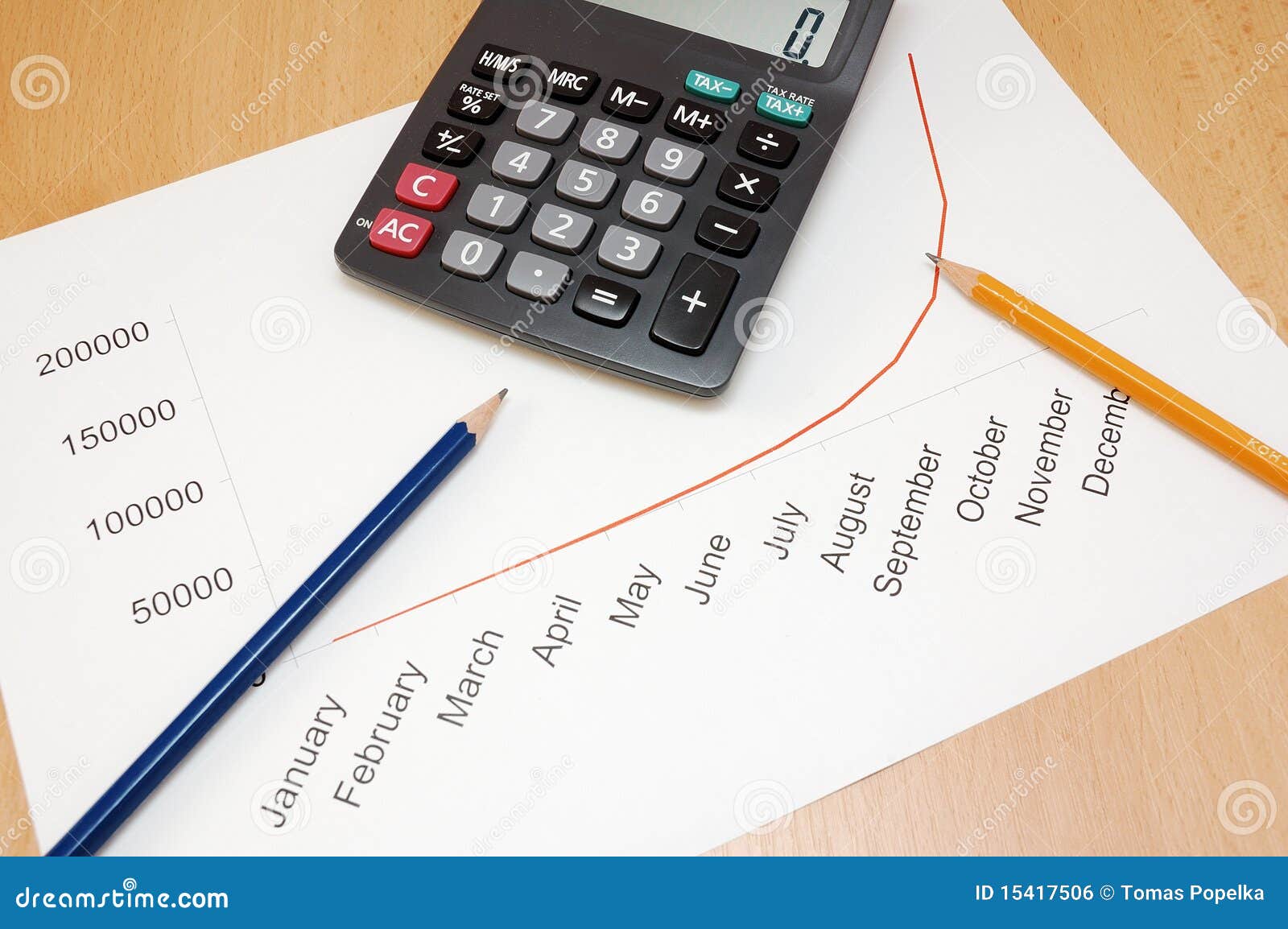 Diagram 2 stock photo. Image of calculator, diagram, ascending - 15417506