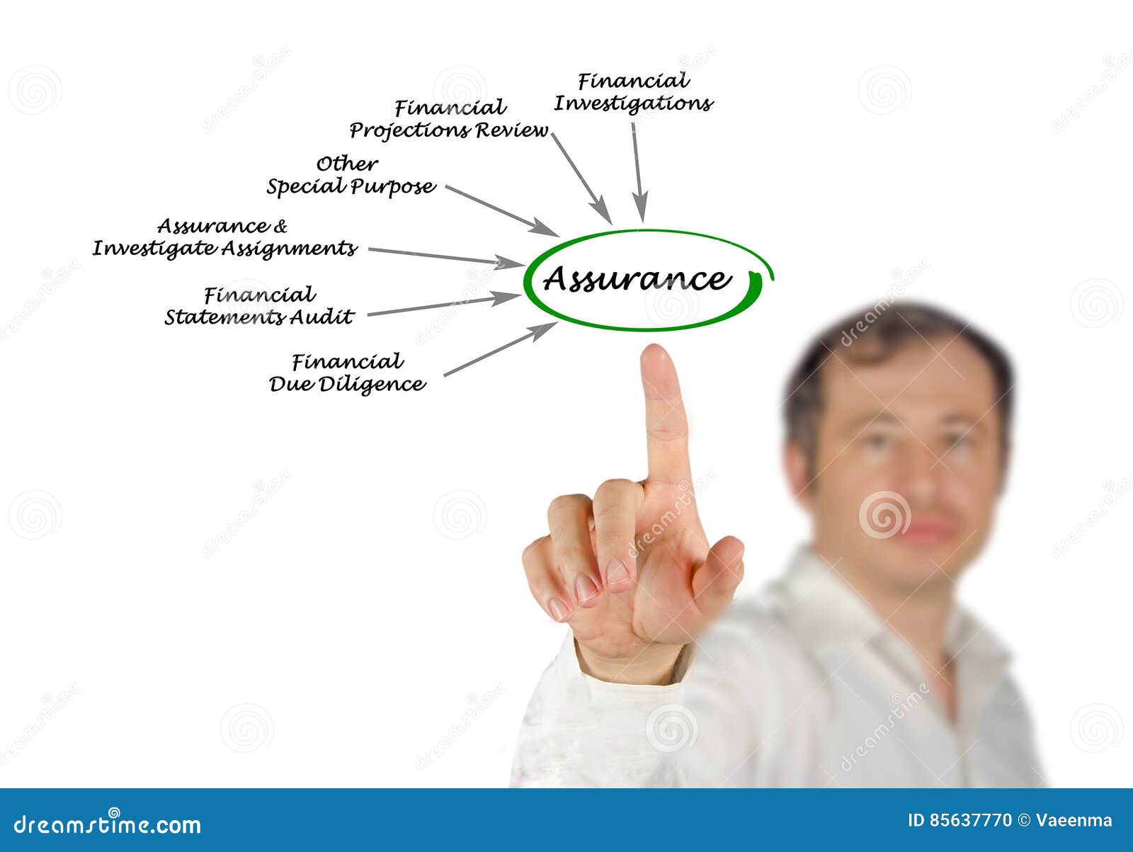 Diagram of assurance stock photo. Image of person, special - 85637770
