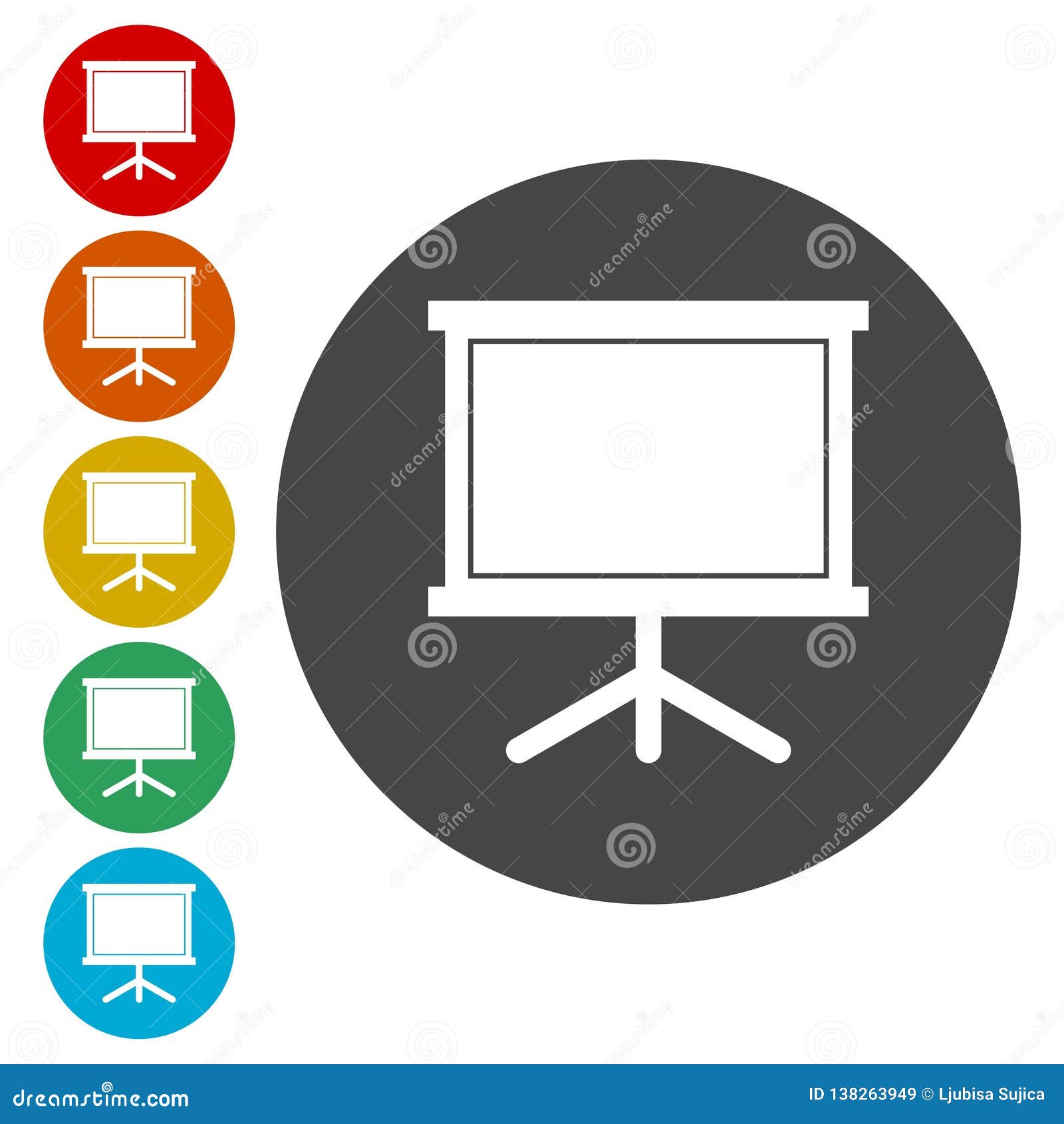 Diagram board vector icon stock vector. Illustration of analysis ...