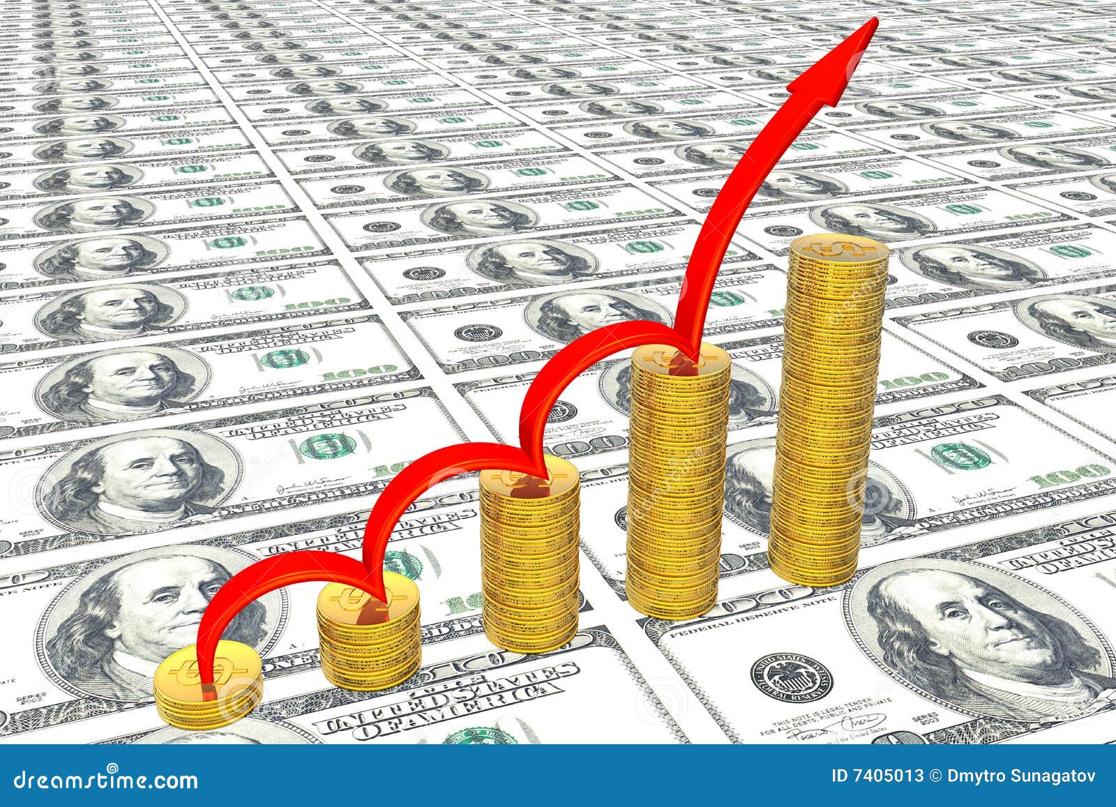 Diagram of Business Success Stock Illustration - Illustration of graph ...