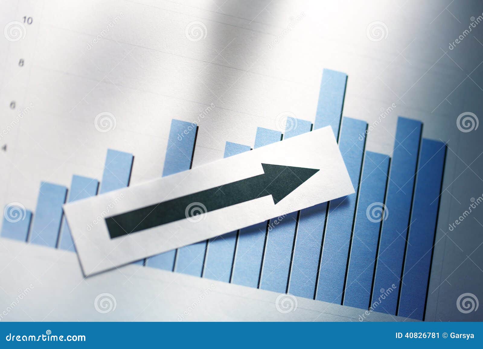 Diagram concept with arrow stock image. Image of orientation - 40826781