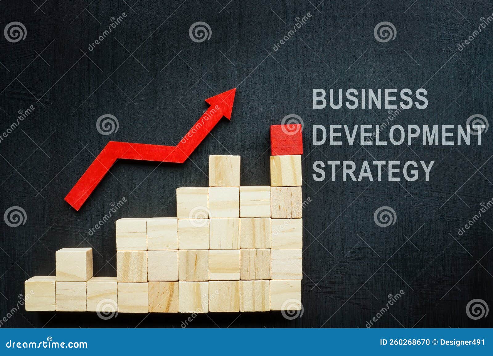 Diagram from Cubes and Inscription Business Development Strategy. Stock ...