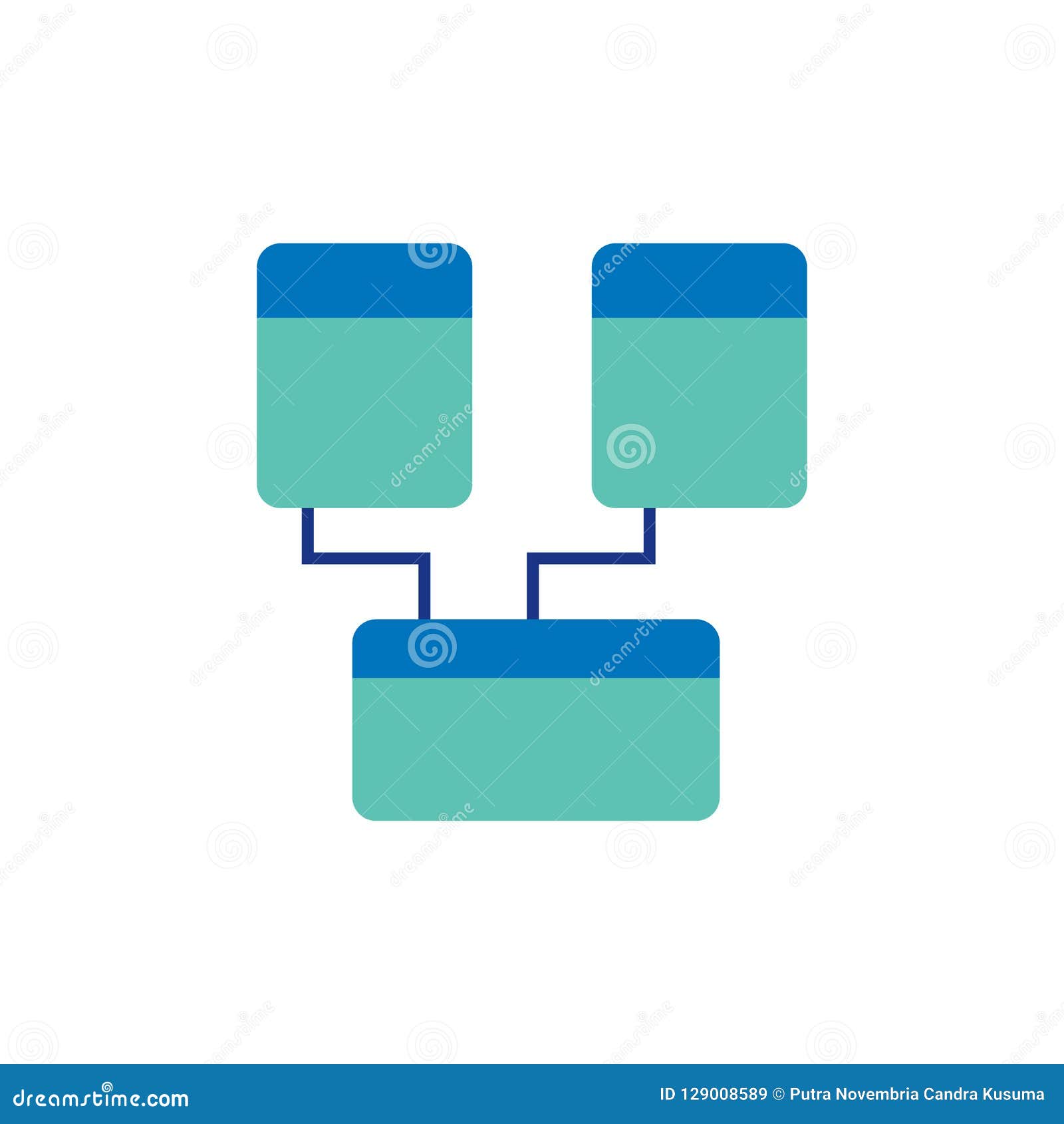 Diagram Database Logo Icon Design Stock Illustration - Illustration of ...
