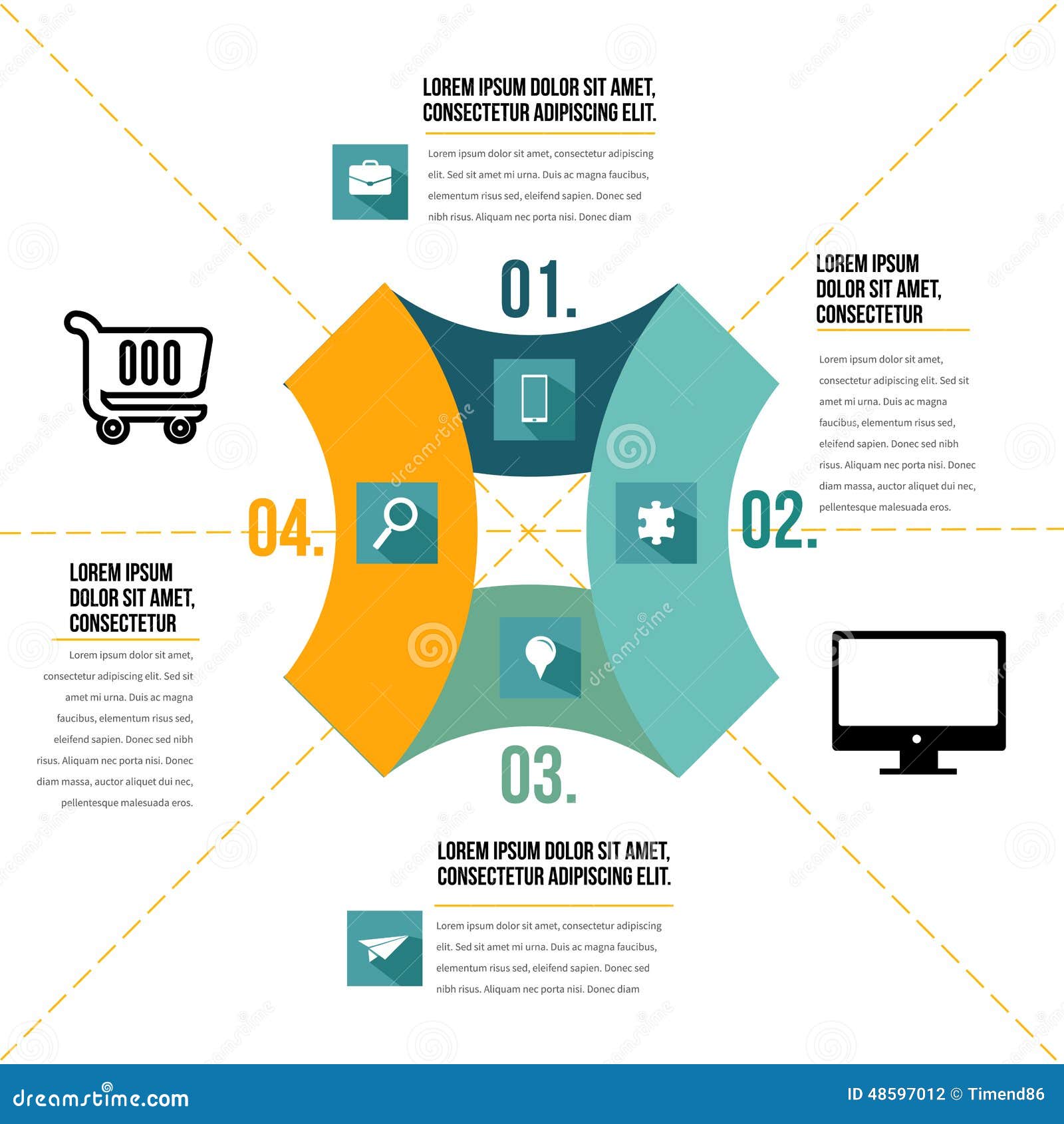 Diagram design stock vector. Illustration of card, design - 48597012