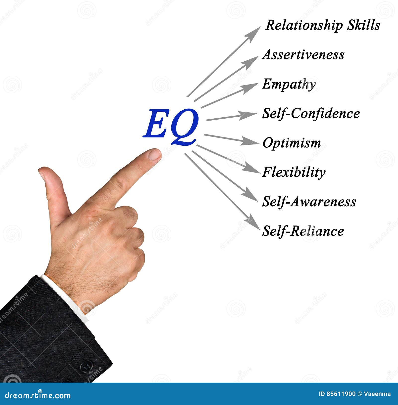 Diagram of EQ stock photo. Image of vertical, person - 85611900