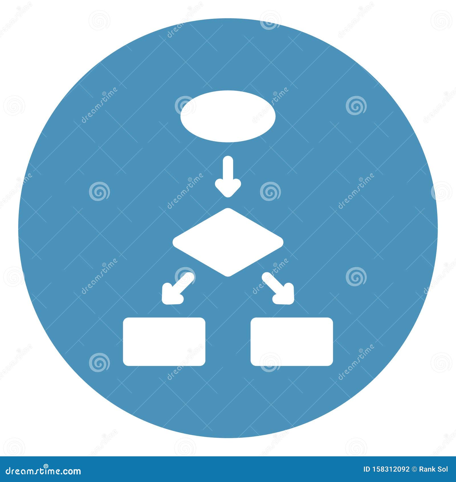 Flowchart Isolated Icon. Simple Element Illustration From Programming Concept Icons. Flowchart ...