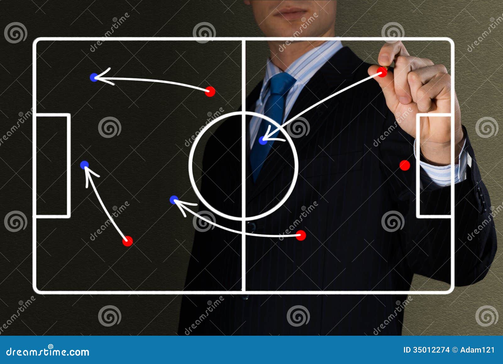 Diagram of a football game stock photo. Image of education - 35012274