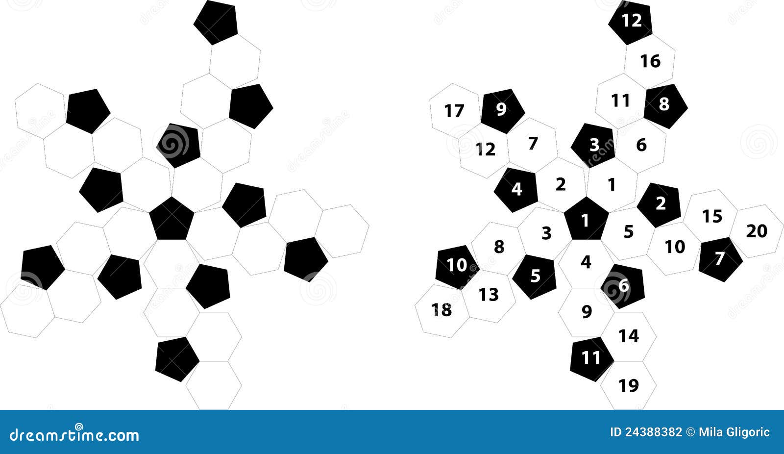 Ball Hexagon Stock Illustrations – 8,122 Ball Hexagon Stock ...
