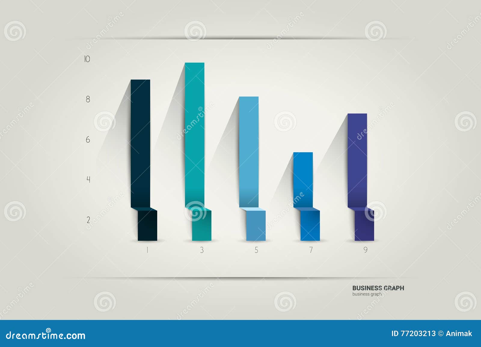 Diagram Graf Infographic Vektor Vektor Illustrationer - Illustration av ...