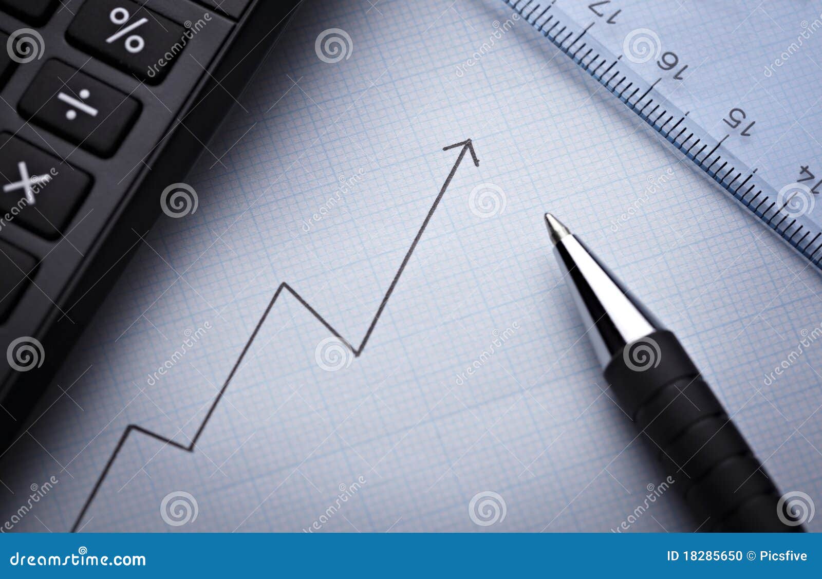 Diagram Graph for Finance Business Stock Photo - Image of information ...