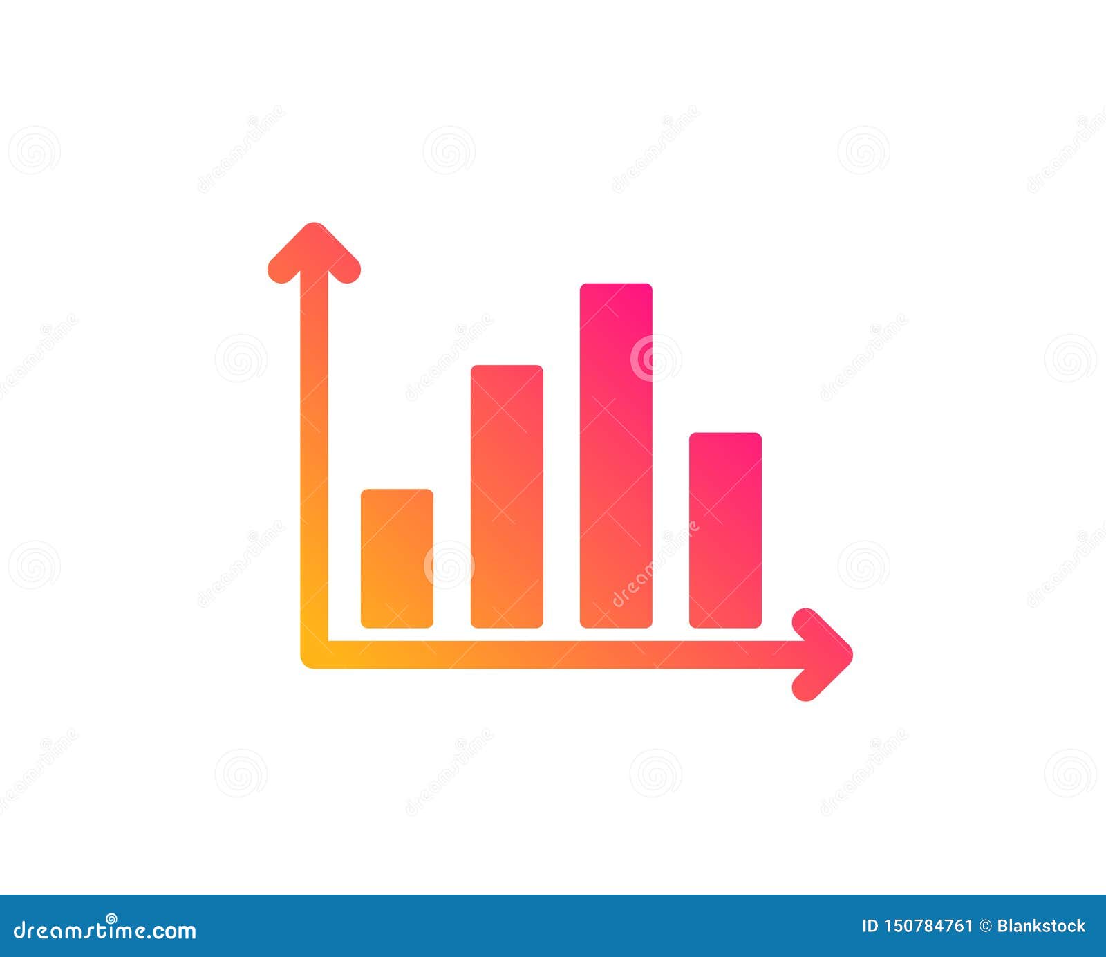 Diagram Graph Icon. Column Chart Sign. Vector Stock Vector ...