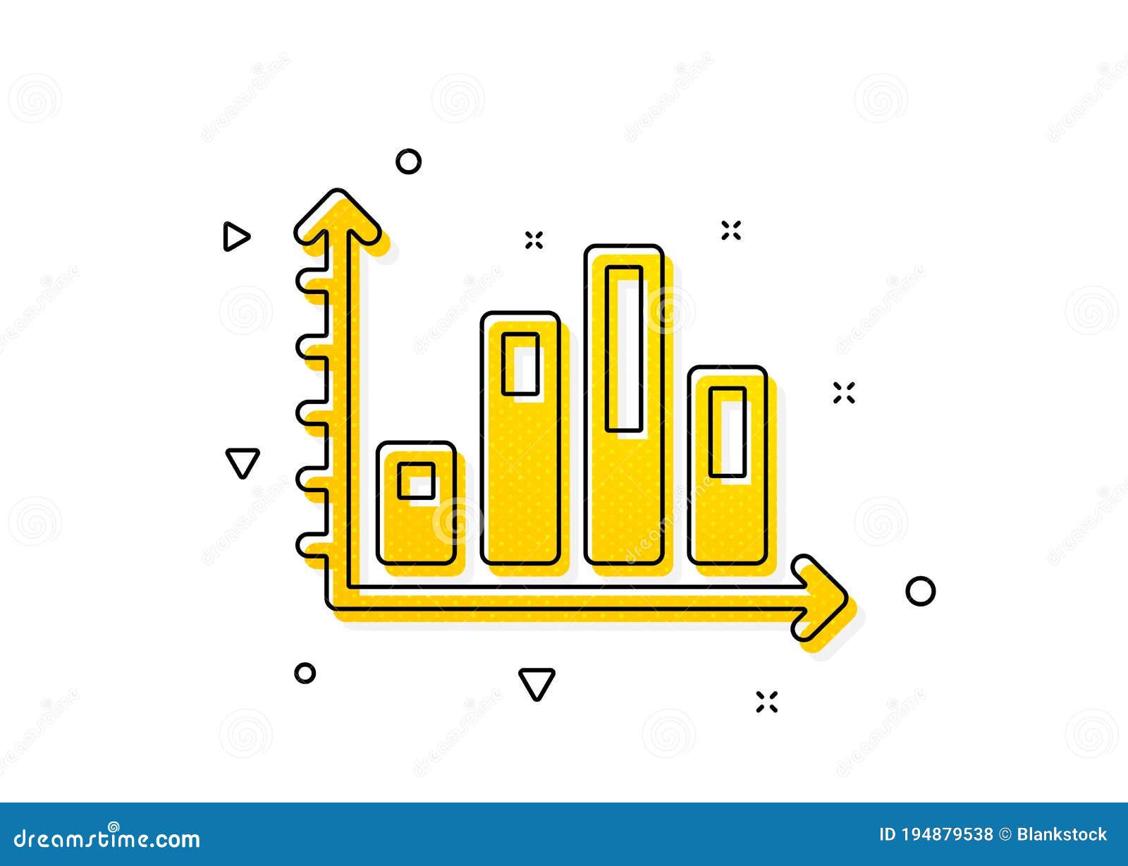 Diagram Graph Icon. Column Chart Sign. Vector Stock Vector ...