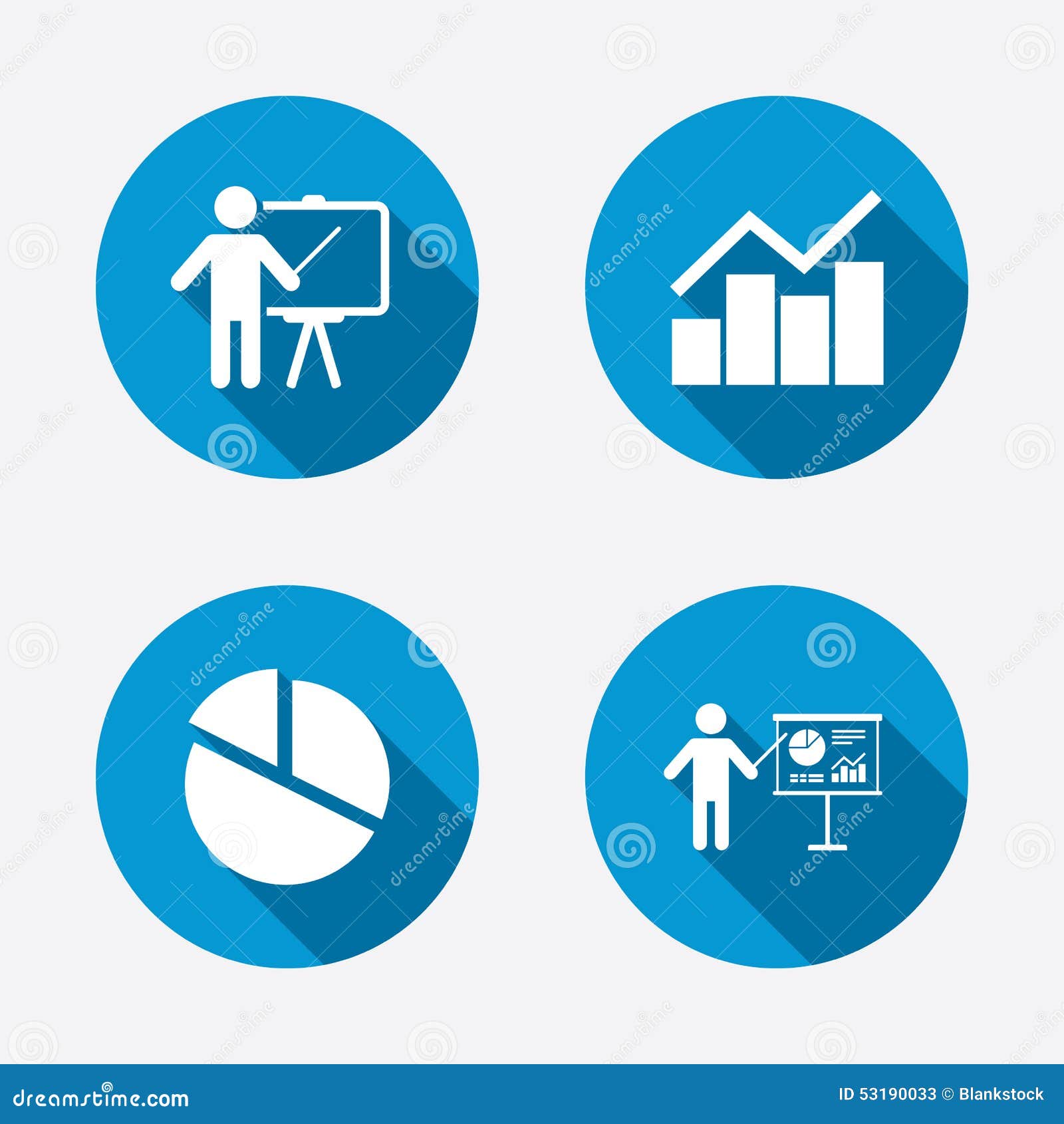 Presentation Billboard Sign Icon. PPT Symbol. Cartoon Vector ...