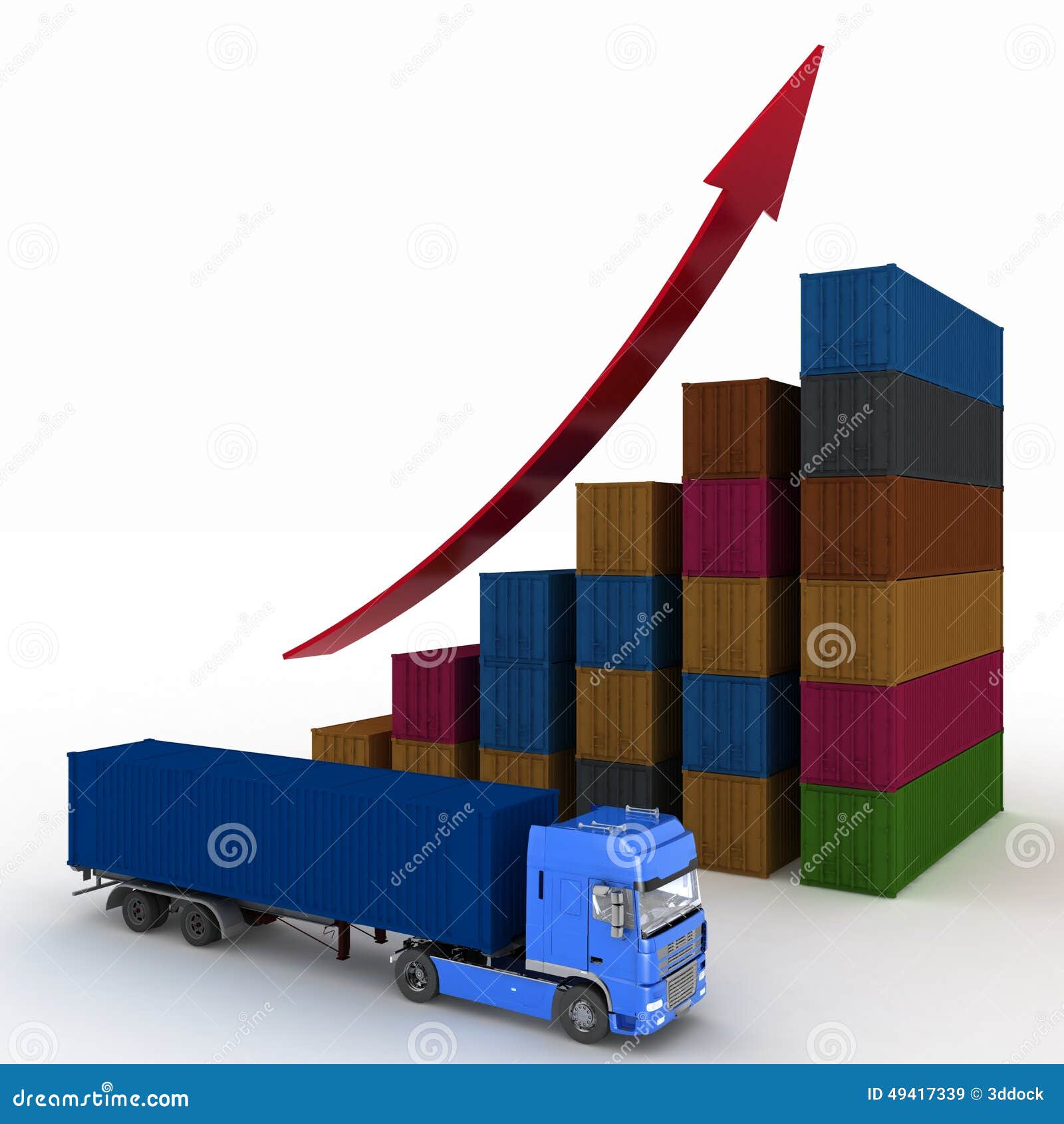 Haulage Services Line Icons Collection. Shipping, Importing, Exporting ...