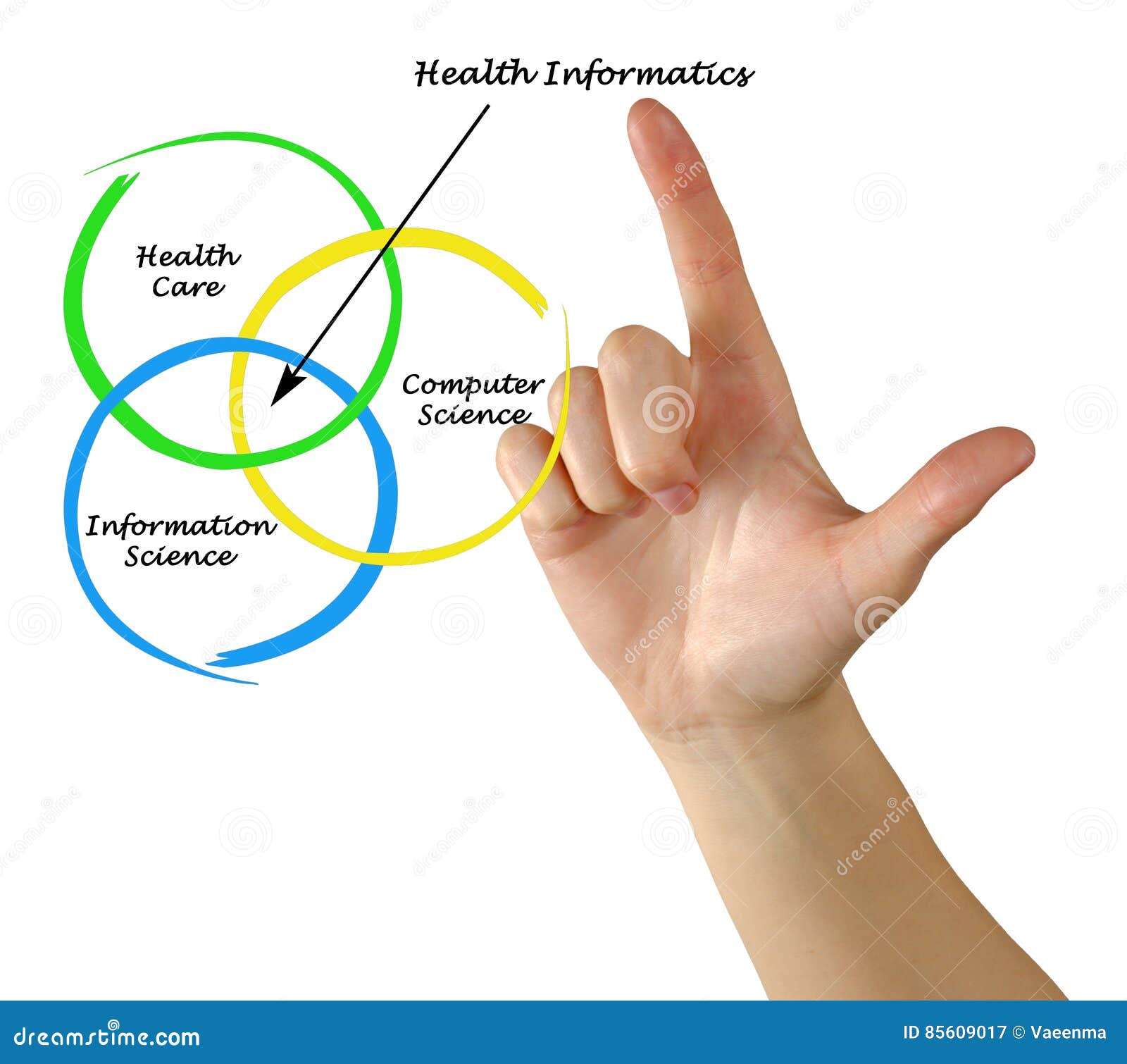 Diagram of Health Informatics Stock Image - Image of data, medicine ...