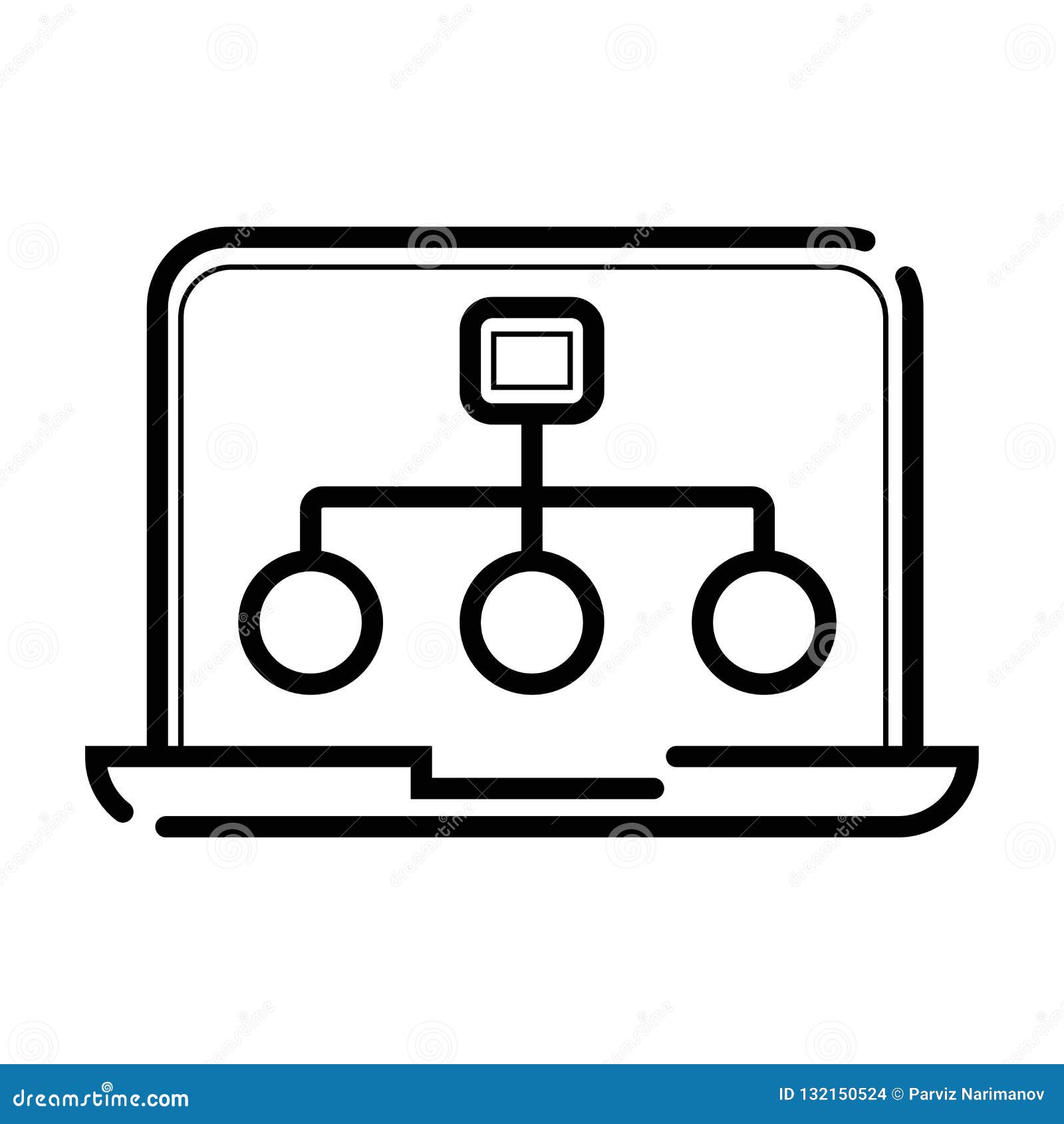 Diagram icon. Vector stock vector. Illustration of button - 132150524