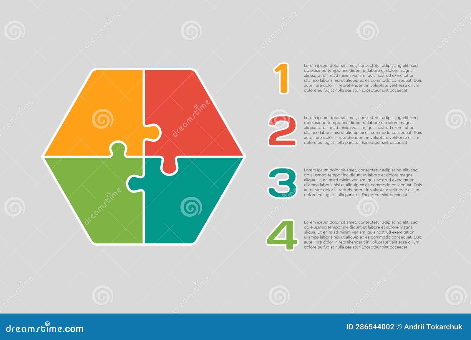 Diagram Infographic 4 Steps, Hexagon Puzzle Stock Vector - Illustration ... Diagram Infographic 4 Steps, Hexagon Puzzle Stock Vector - Illustration ...