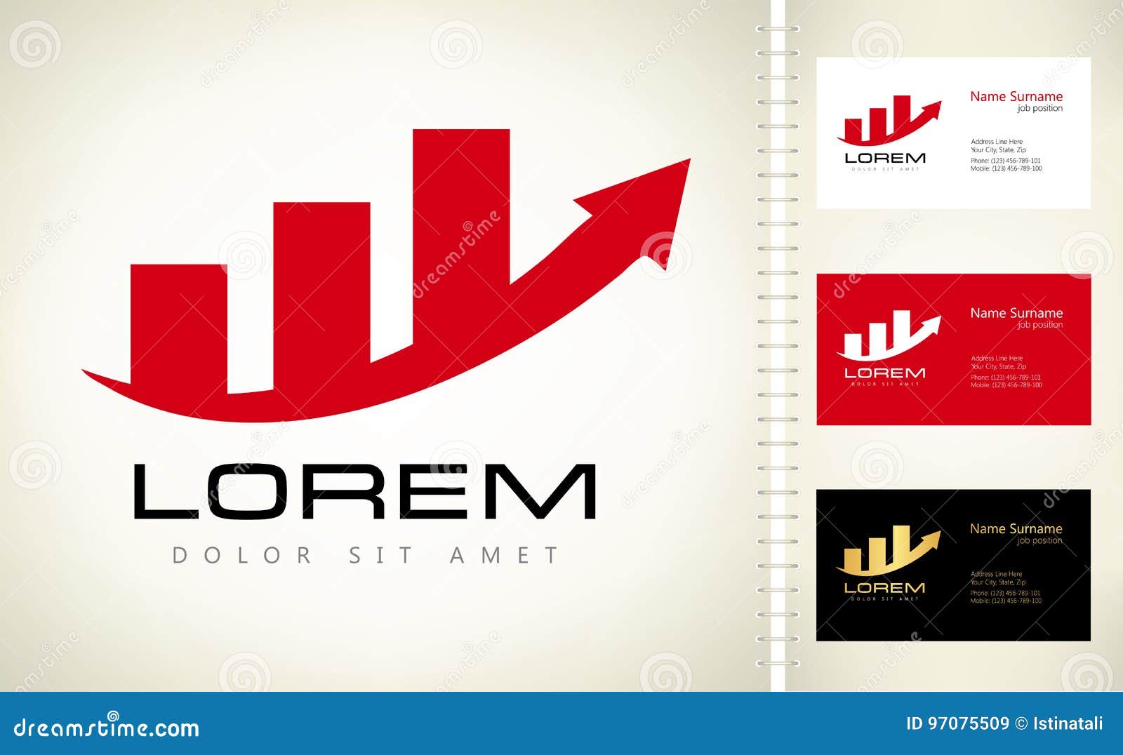 Diagram logo vector stock vector. Illustration of design - 97075509