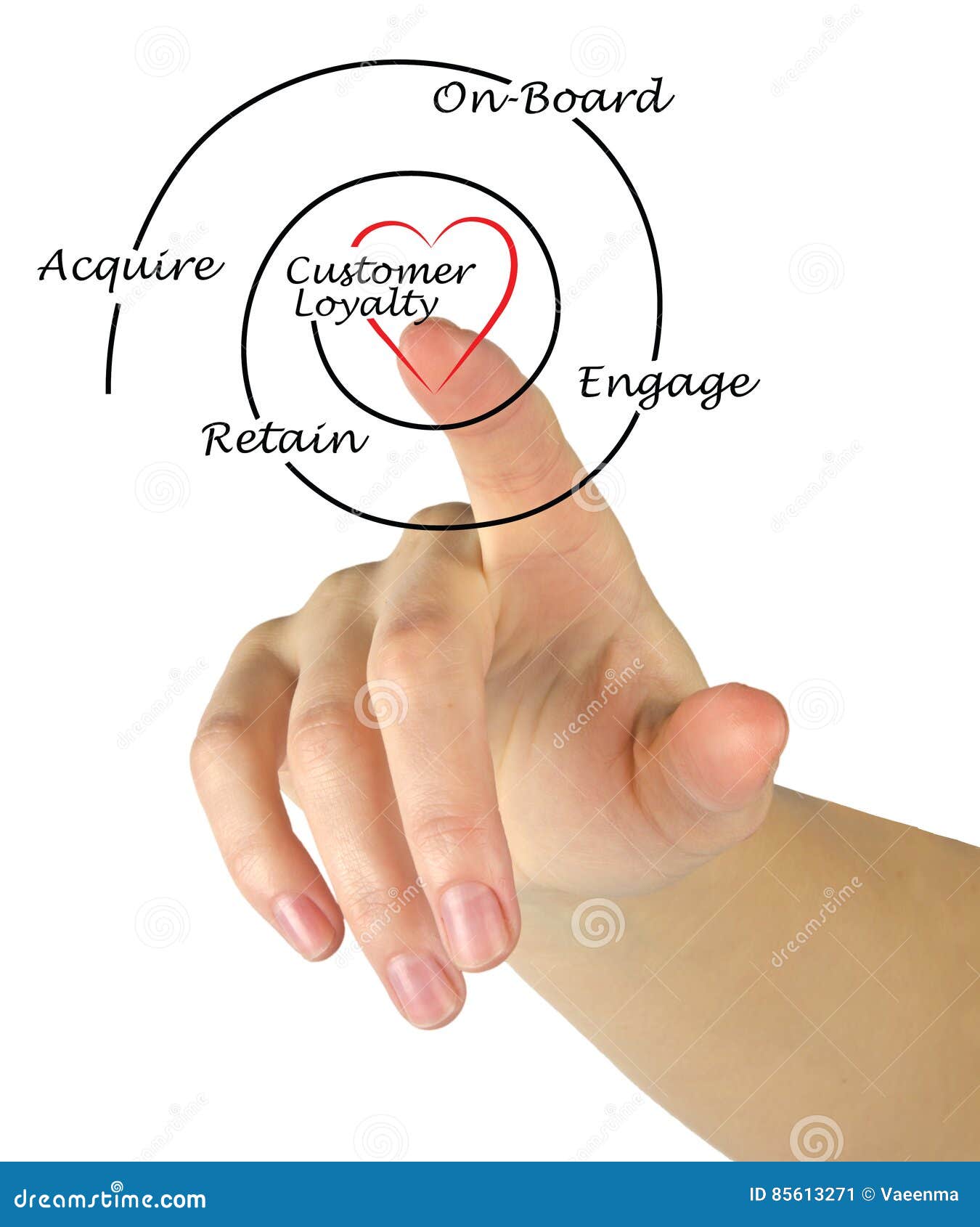 Diagram of Loyalty stock image. Image of strategy, manager - 85613271