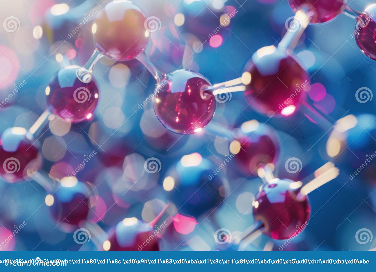 Diagram Of A Molecular Model With Background Of Atomic And Molecular ...