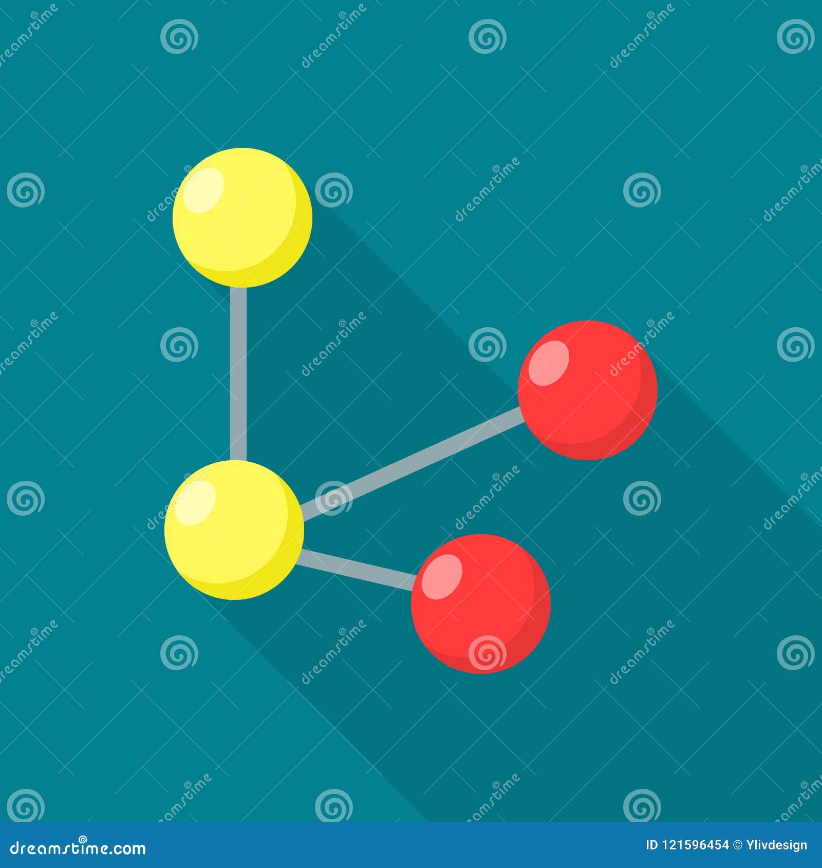 Diagram Molecule Of Ethanol Vector Illustration | CartoonDealer.com ...