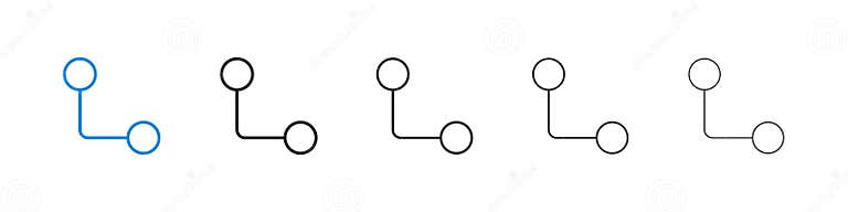 Diagram Nested Icon Isolated on White Background Stock Vector ...