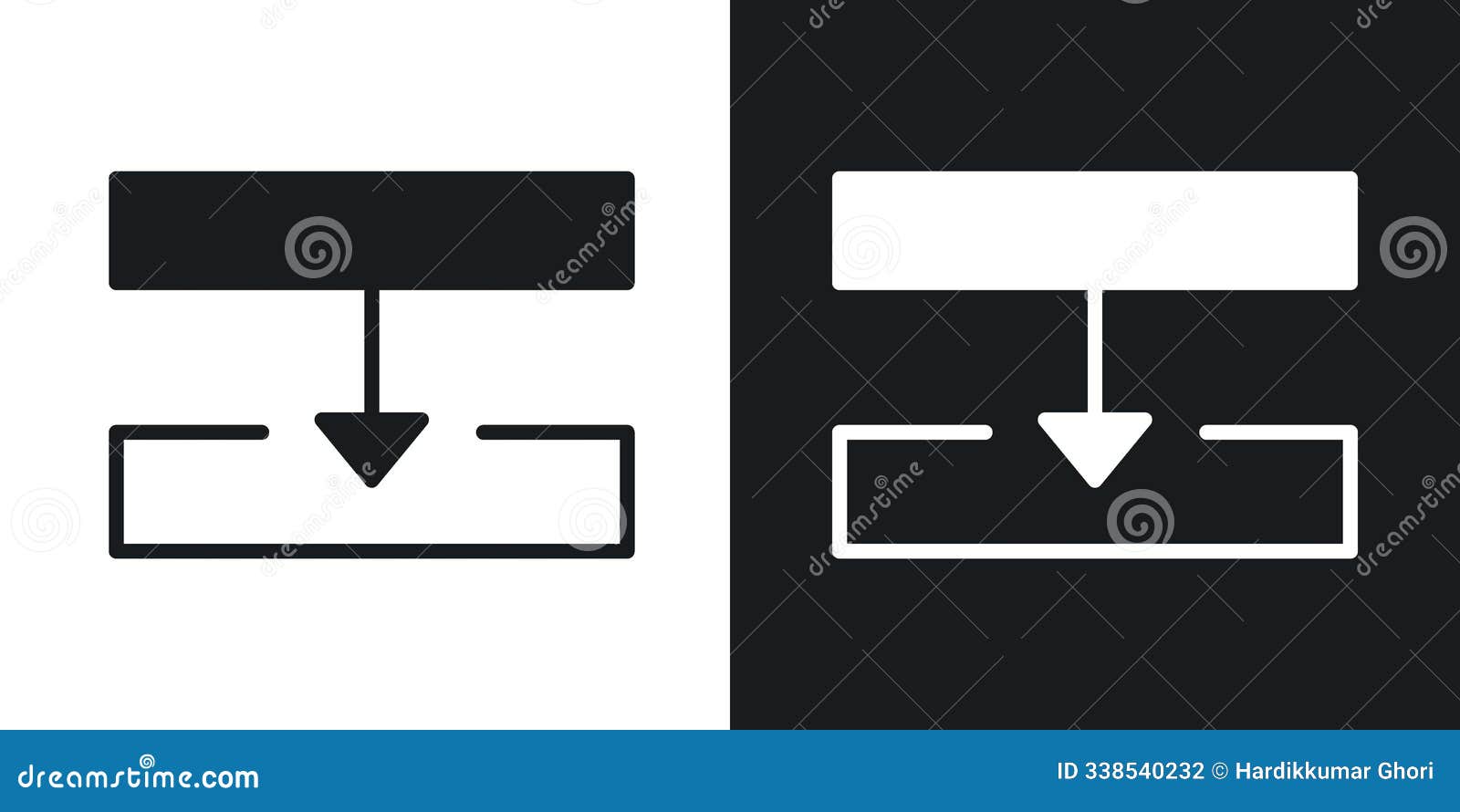 Diagram Next Icon Isolated on White Background Stock Vector ...