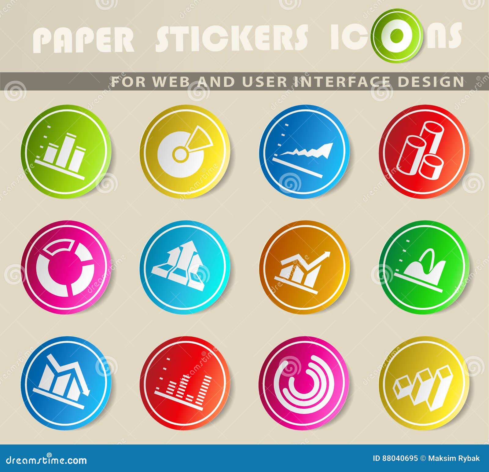 Diagram Och Infographic Symboler Vektor Illustrationer - Illustration ...